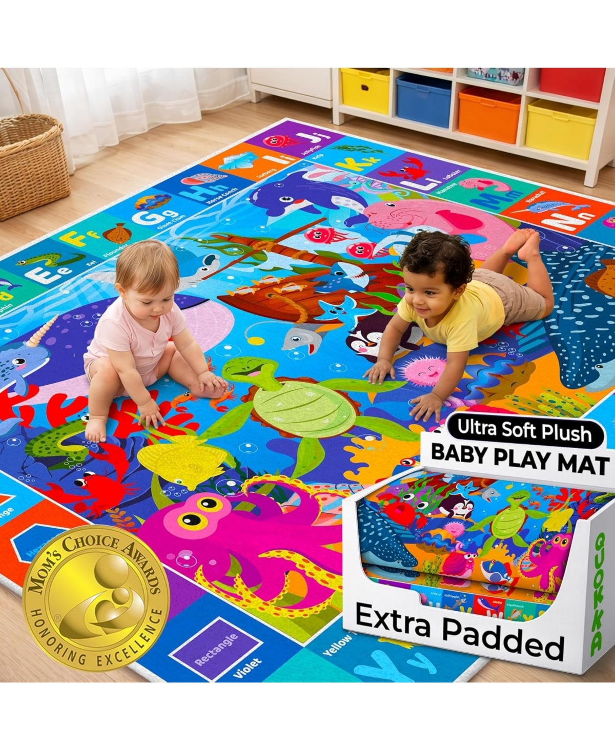 Click here for Quokka Super Soft Plush Surface Abc Playmat for Ki... prices