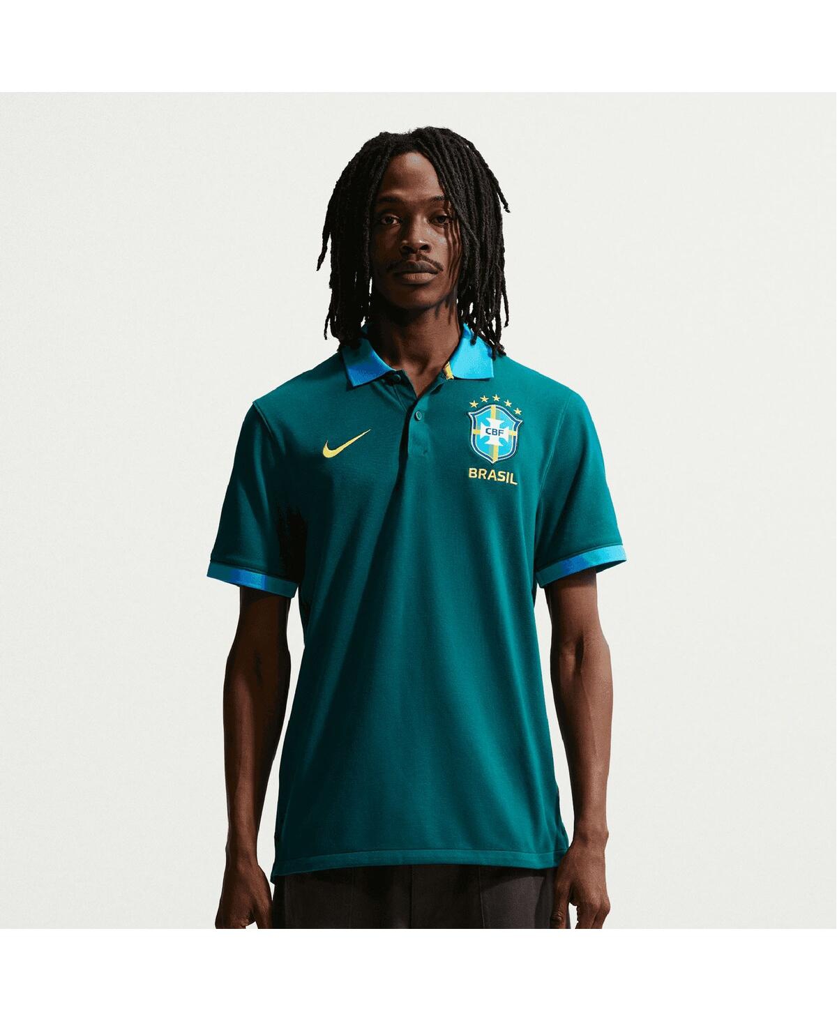 Click here for Nike Mens Green Brazil National Team Dri-fit Polo... prices