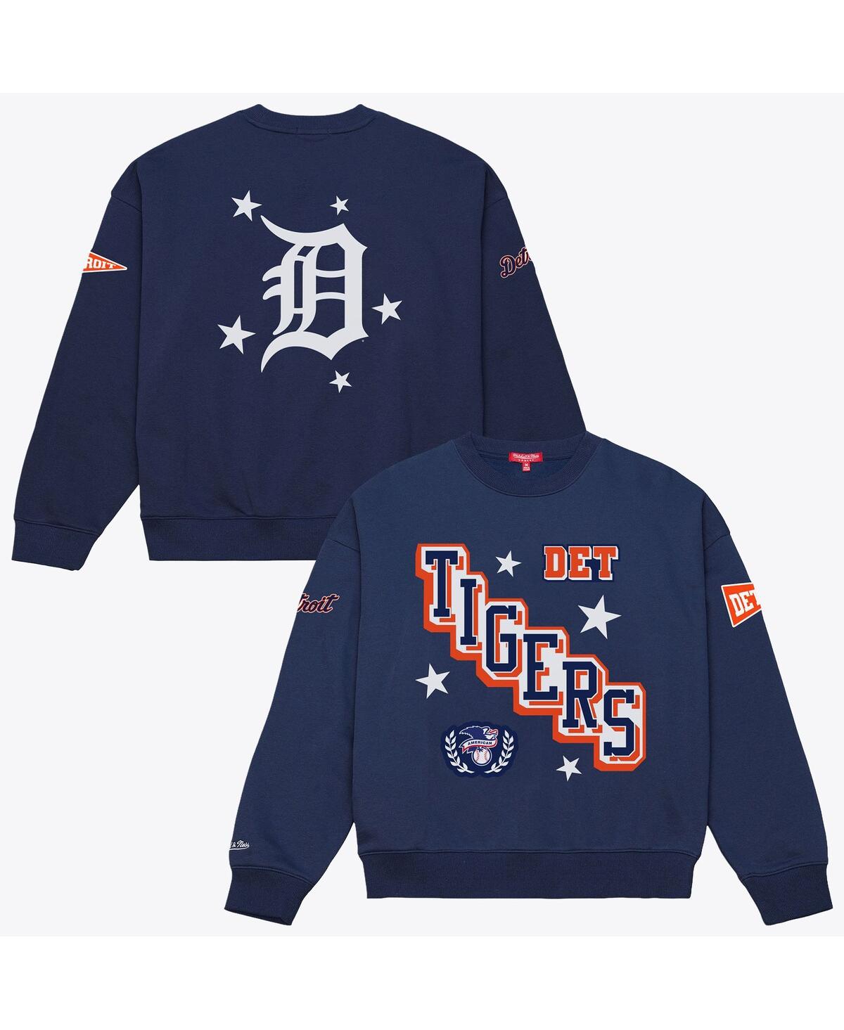 Click here for Mitchell Ness Womens Navy Detroit Tigers Pep Rally... prices