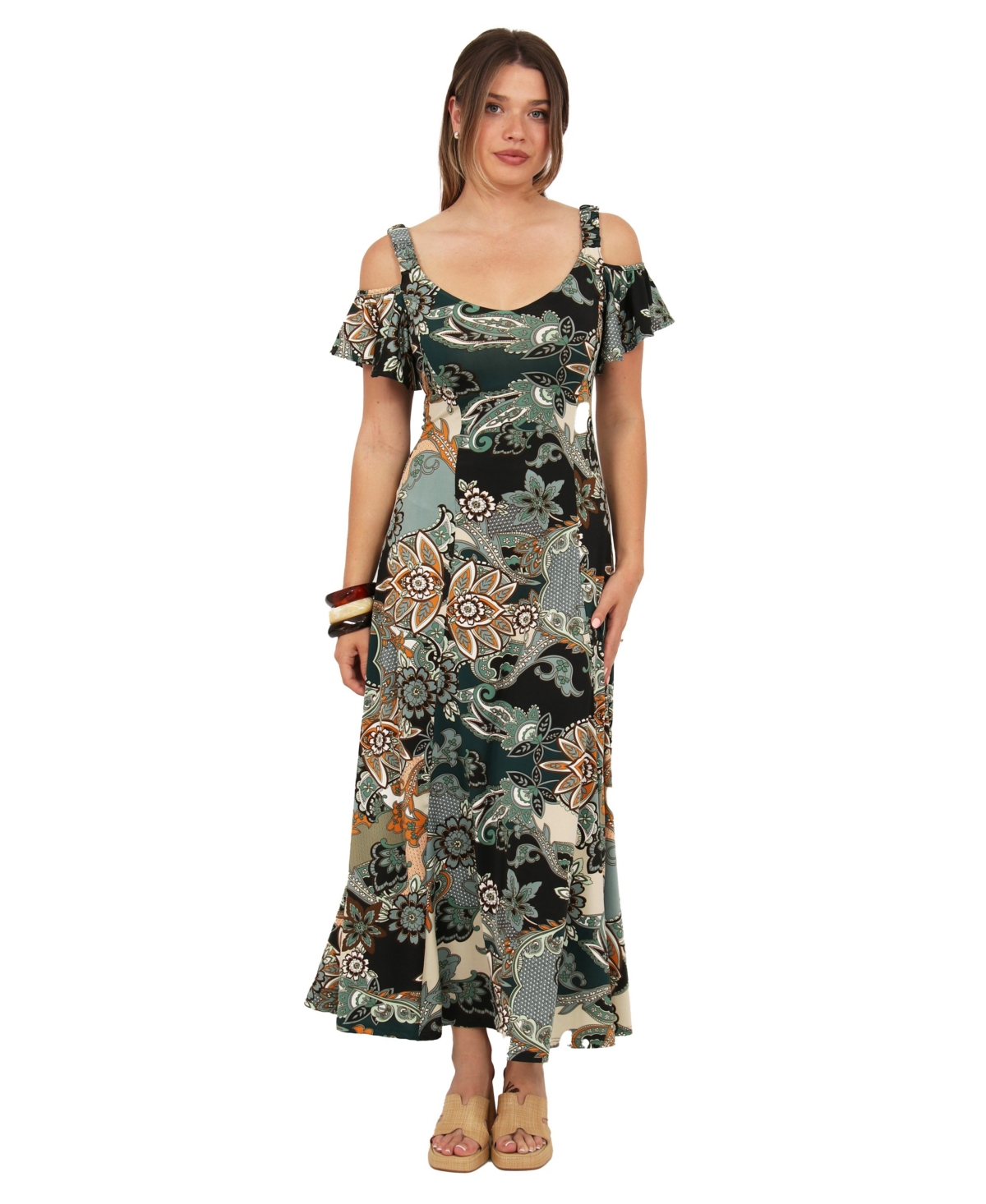 Click here for 24seven Comfort Elevate Womens Soft A-Line Maxi Dr... prices