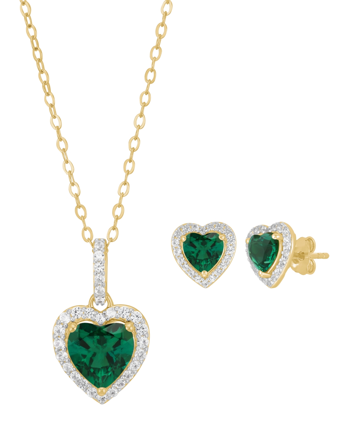 Click here for Macys 2-Pc. Created Emerald (3-9/10 ct. t.w.) and... prices