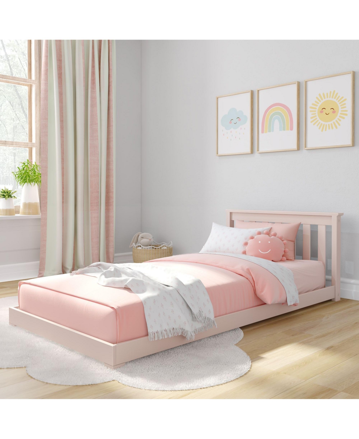 Click here for Max & Lily Classic Floor Bed  Twin - Blossom prices