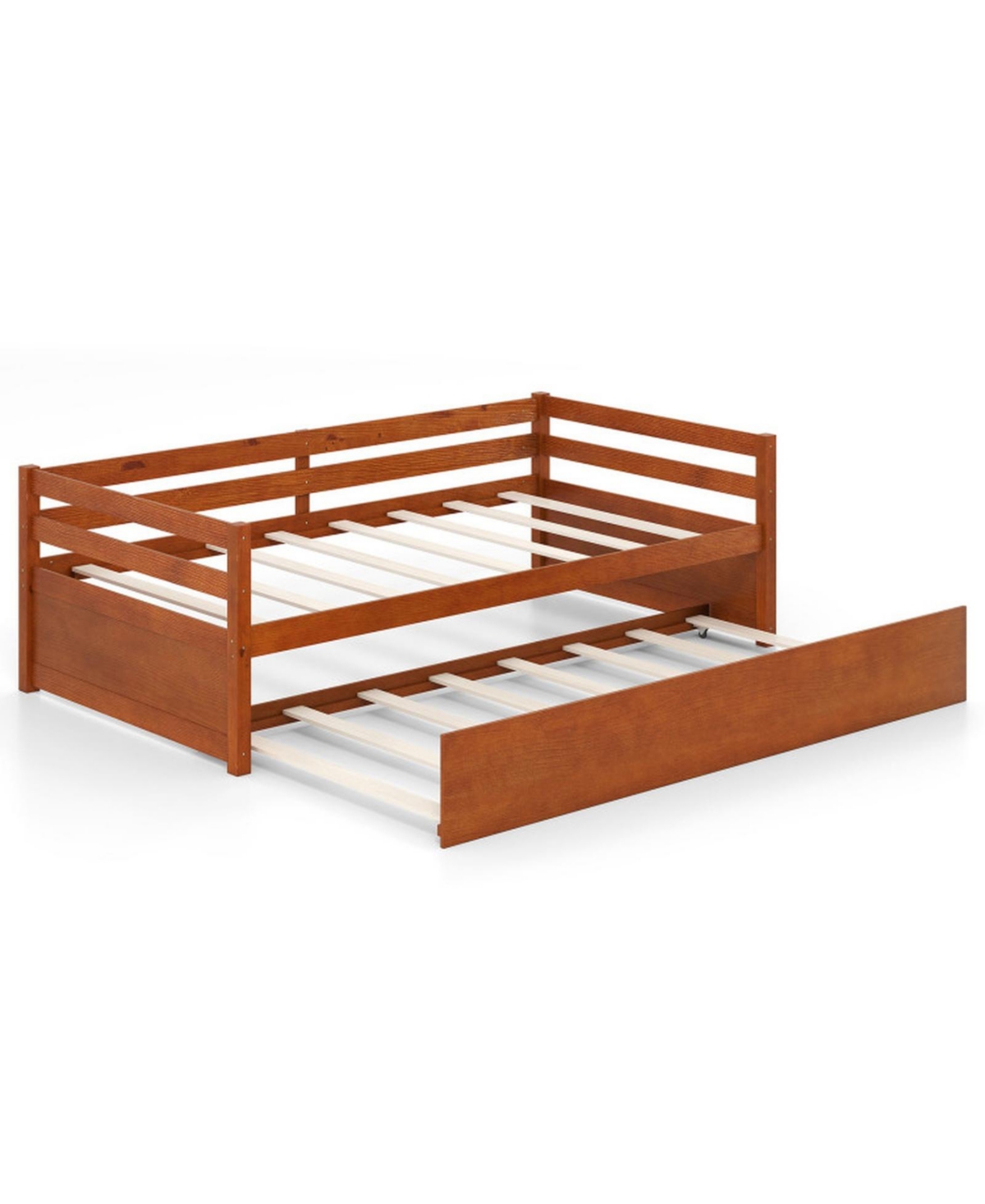 Click here for Gouun Solid Wood Twin Daybed with Trundle - Brown prices