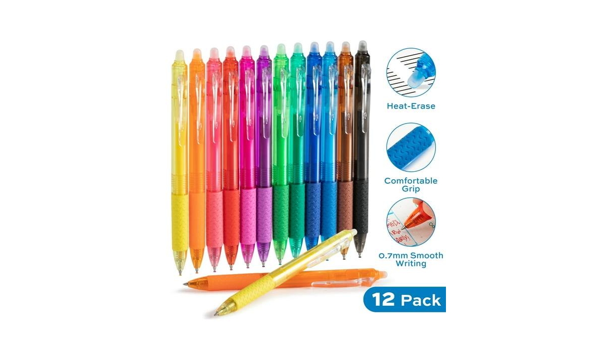 Click here for Deli Erasable Gel Pens  12 Colors Retractable Clic... prices