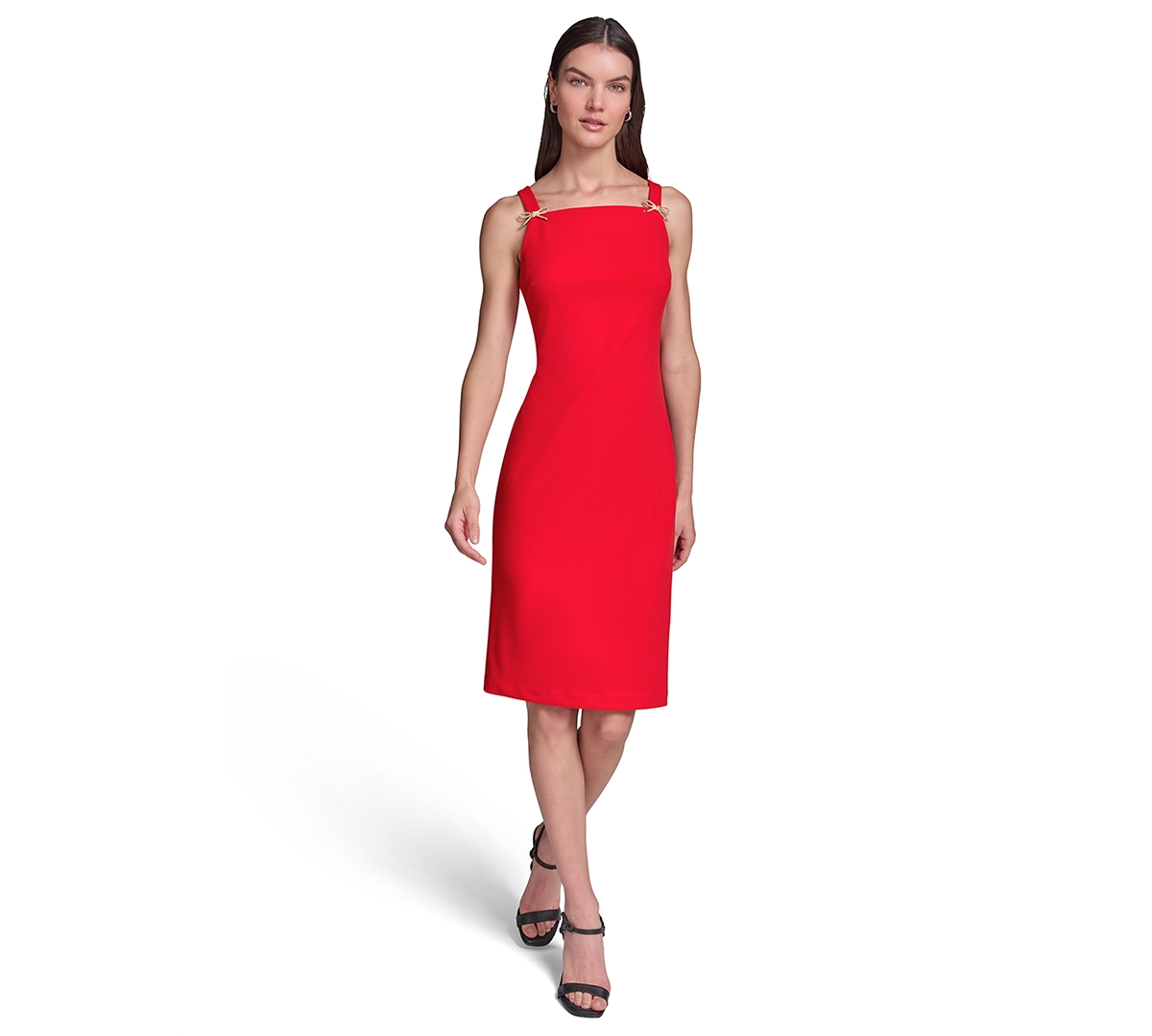 Click here for Karl Lagerfeld Paris Womens Sleeveless Scuba Crepe... prices