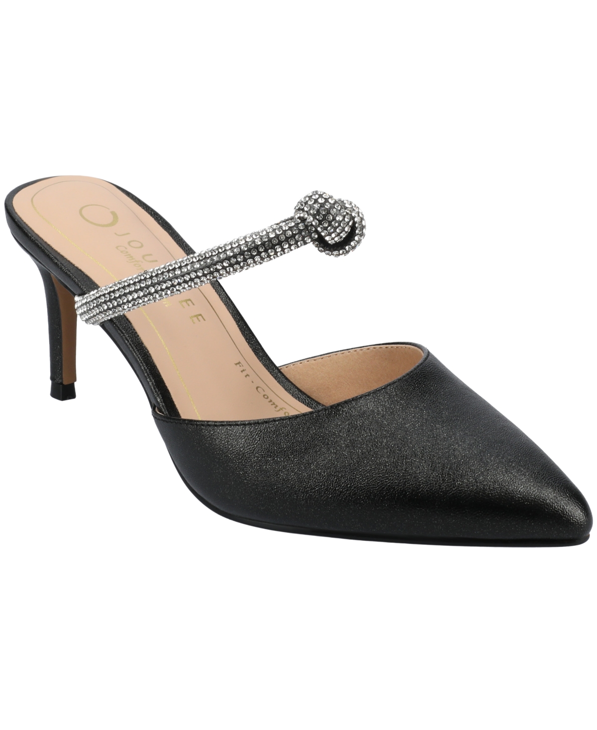 Click here for Journee Collection Womens Lunna Rhinestone Knot Dr... prices
