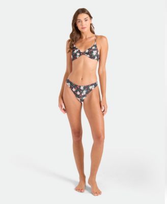 Click here for Volcom Womens Printed V Neck Twist Front Bikini To... prices