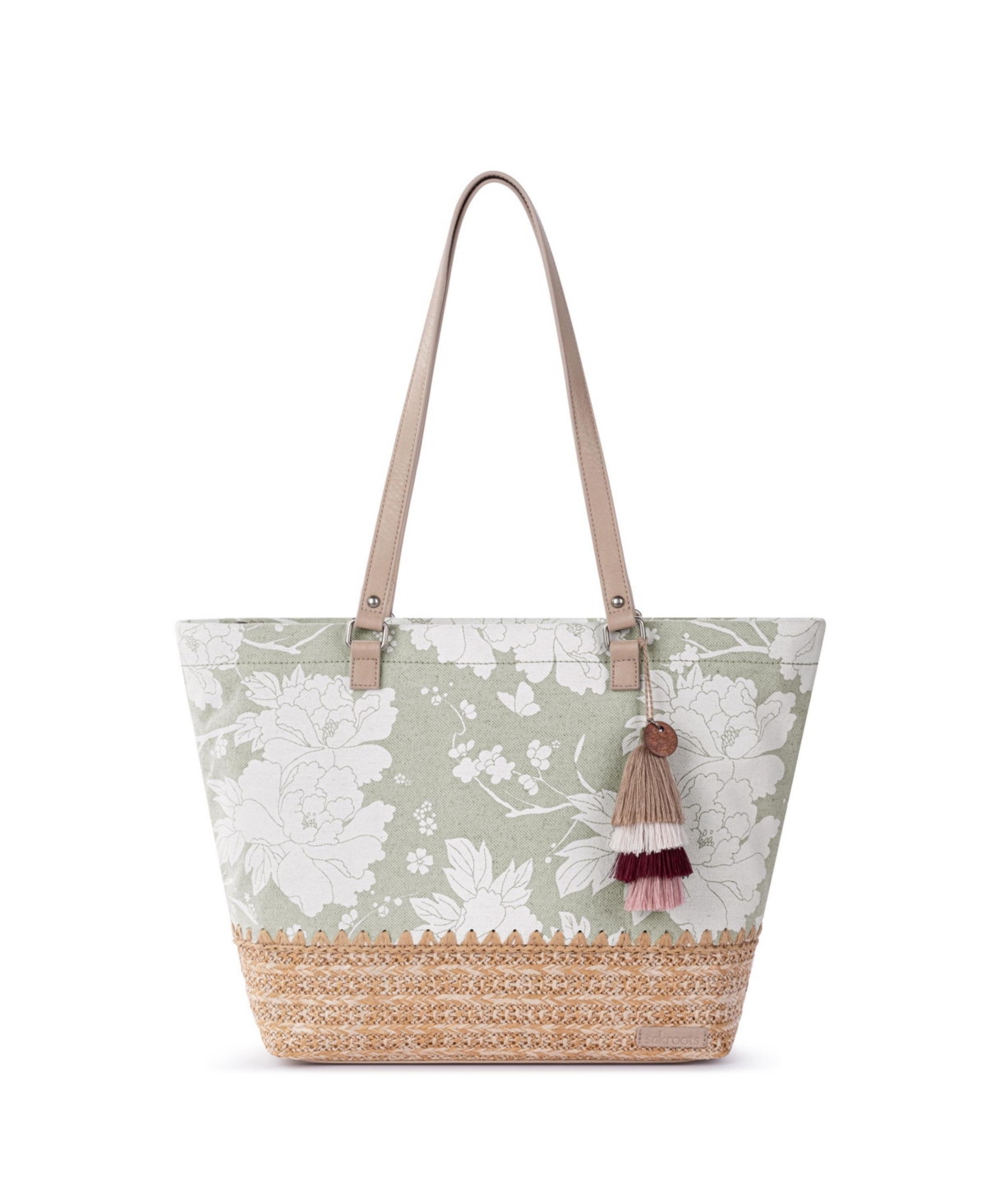 Click here for Sakroots Womens Banyan Tote - Natural wild fleur prices