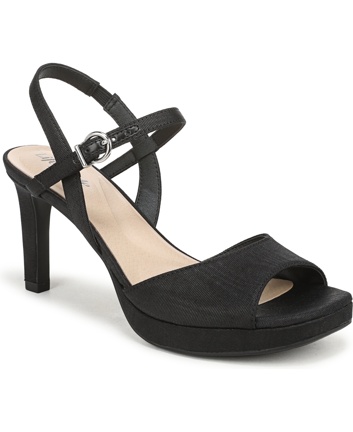 Click here for LifeStride Womens Gwendolyn Strappy Sandals - Blac... prices