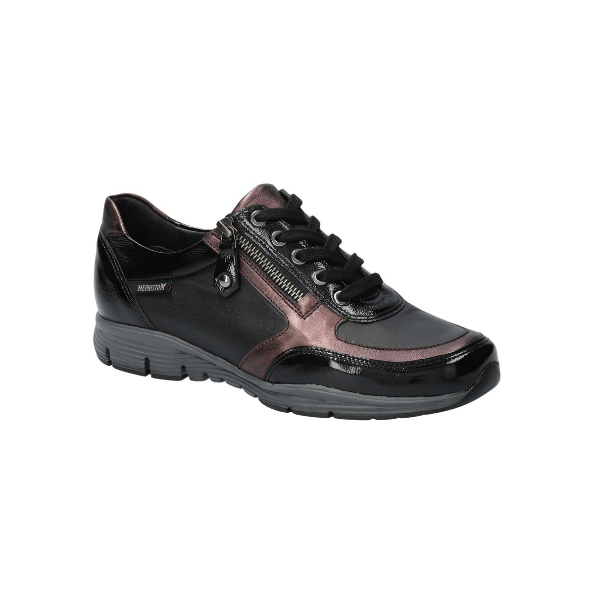 Click here for Mephisto Womens Patent Leather Sneaker - Black pat... prices