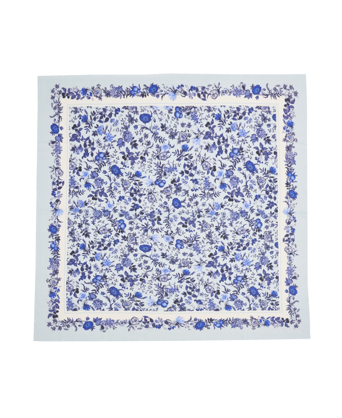 Click here for Fable England Womens Ditsy Folk Square Scarf - Blu... prices