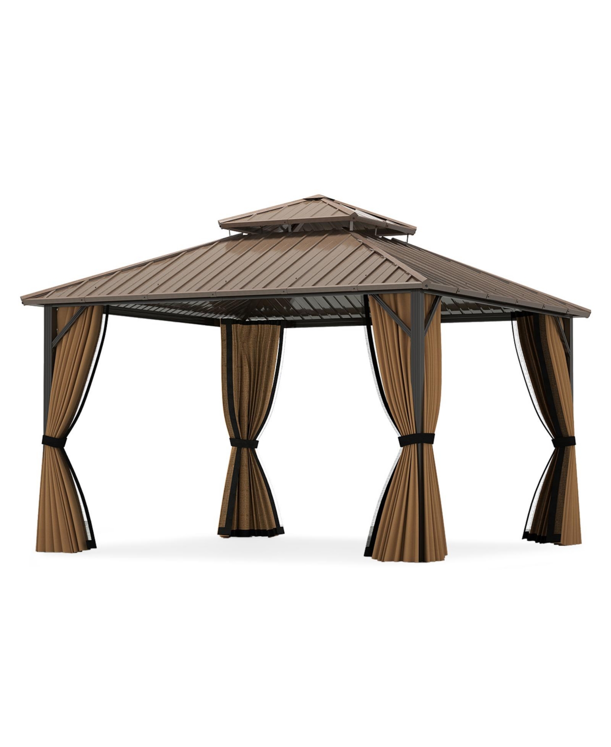 Click here for Slickblue Outdoor Hardtop Gazebo for Patio Lawn Ga... prices
