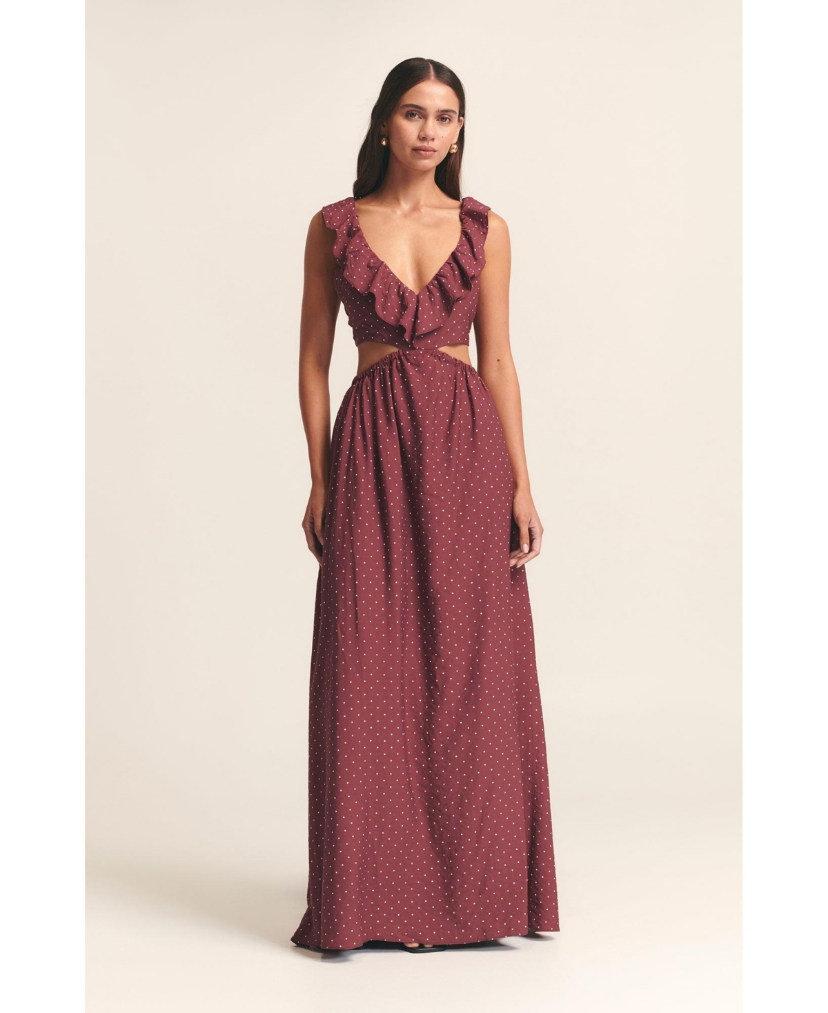 Click here for St Mrlo Womens Arlie Maxi Dress - Crimson spot prices
