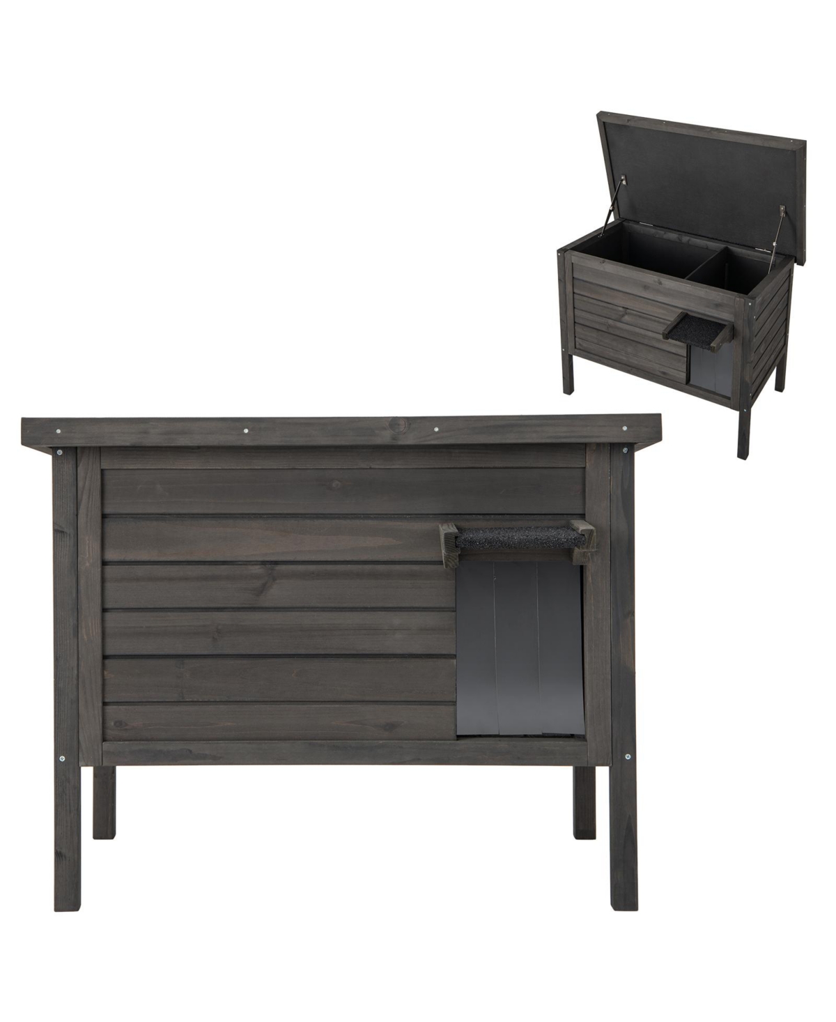 Click here for Cozito Cat House Outdoor Insulated with All-Round... prices