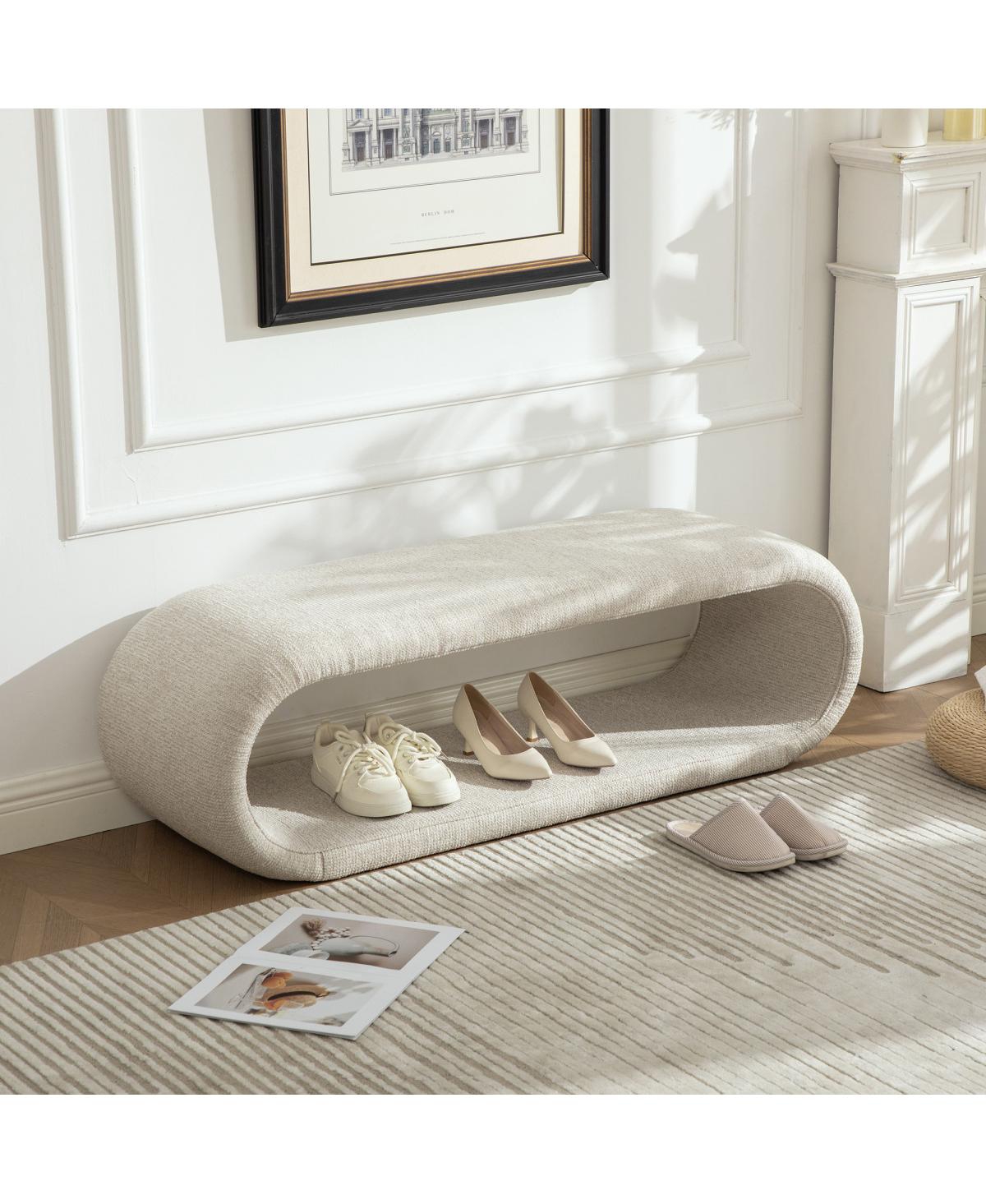 Click here for Streamdale Furniture Chenille Upholstered Bench wi... prices