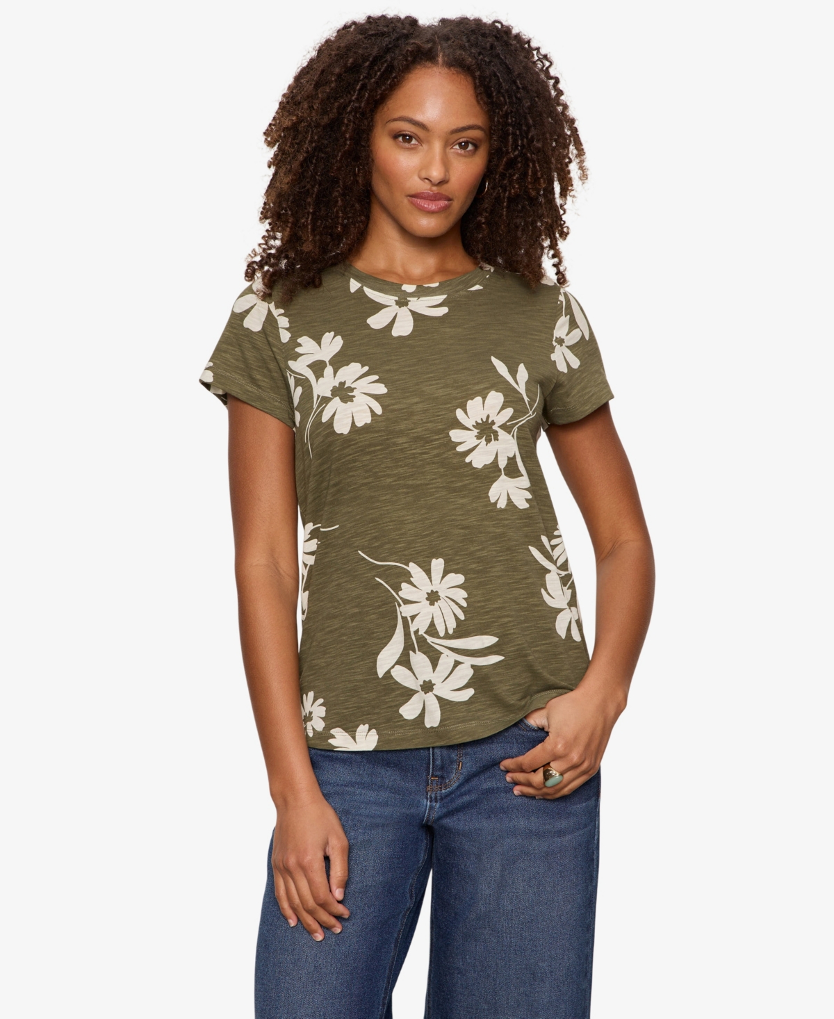 Click here for Sanctuary Womens Perfect Pull On T-Shirt - Petal P... prices