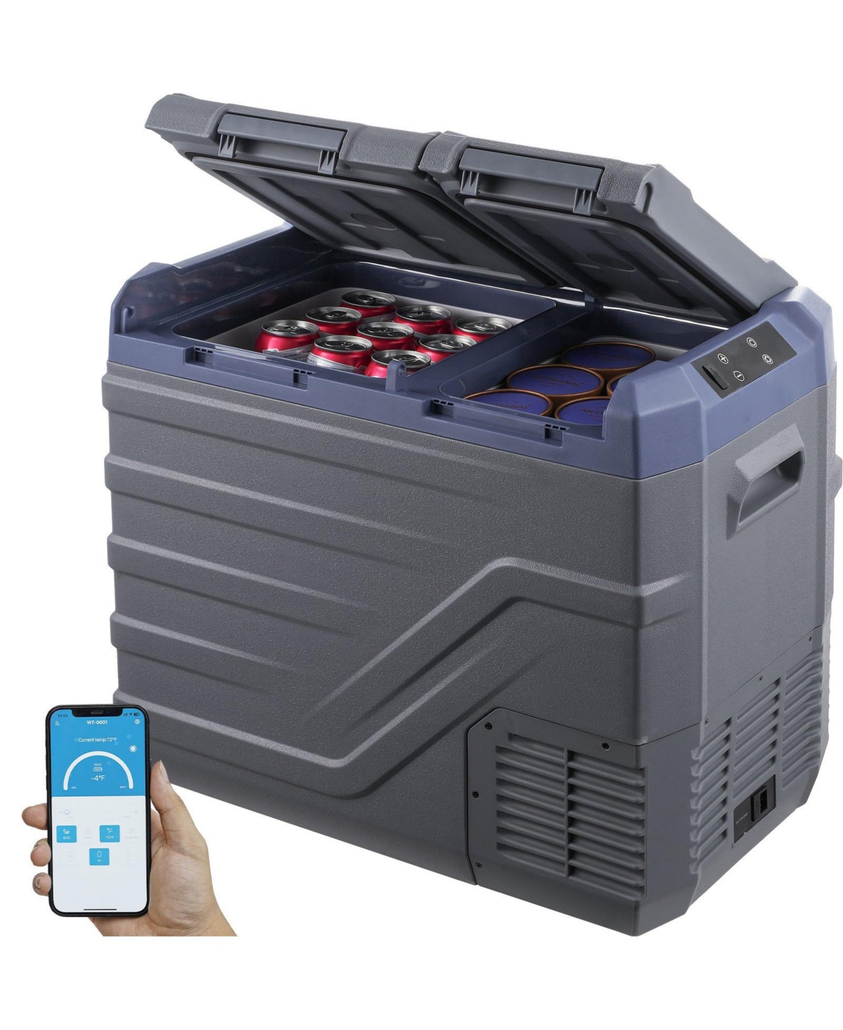 Click here for Mecale 40 Liter Portable Car Refrigerator Dual Zon... prices