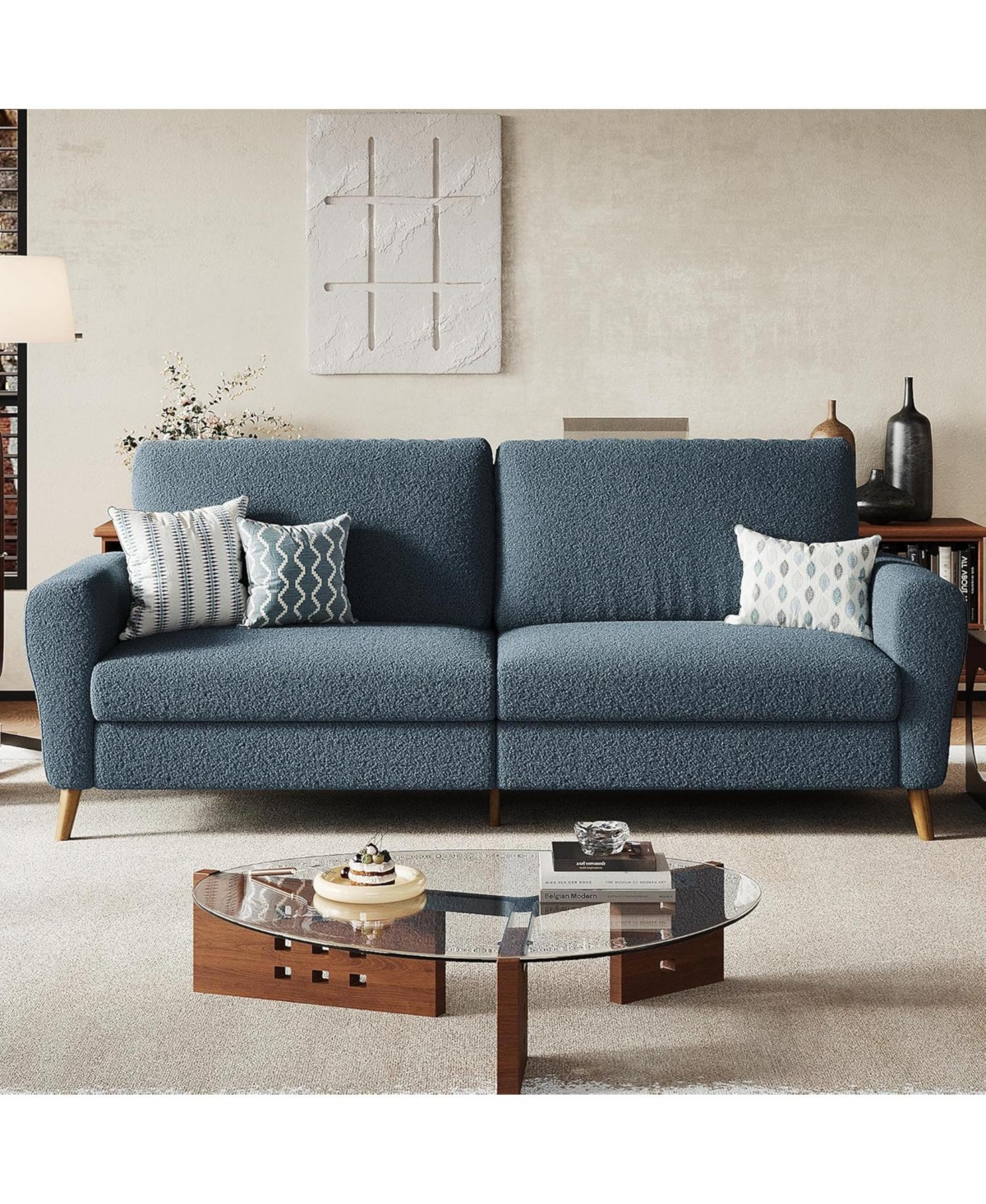 Click here for gaomon Modern Sofa Couch  Large 3-Seater Sofa with... prices