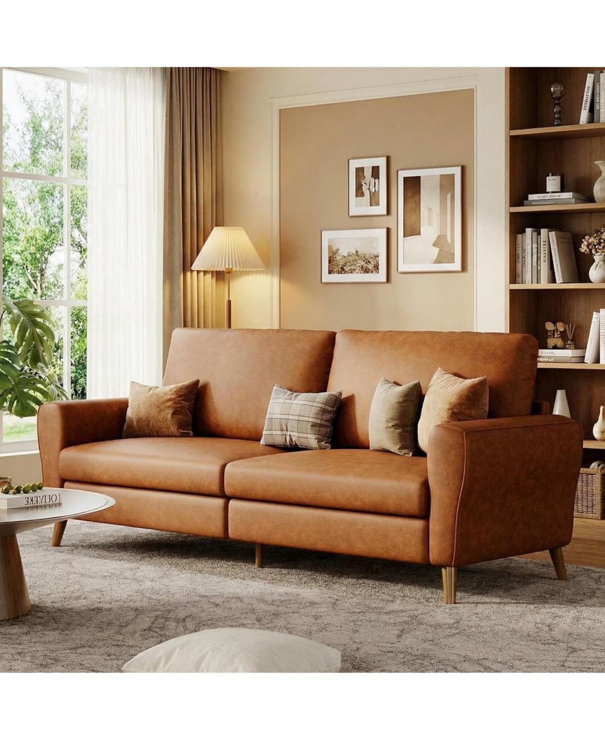 Click here for gaomon Modern Sofa Couch  Large 3-Seater Sofa with... prices