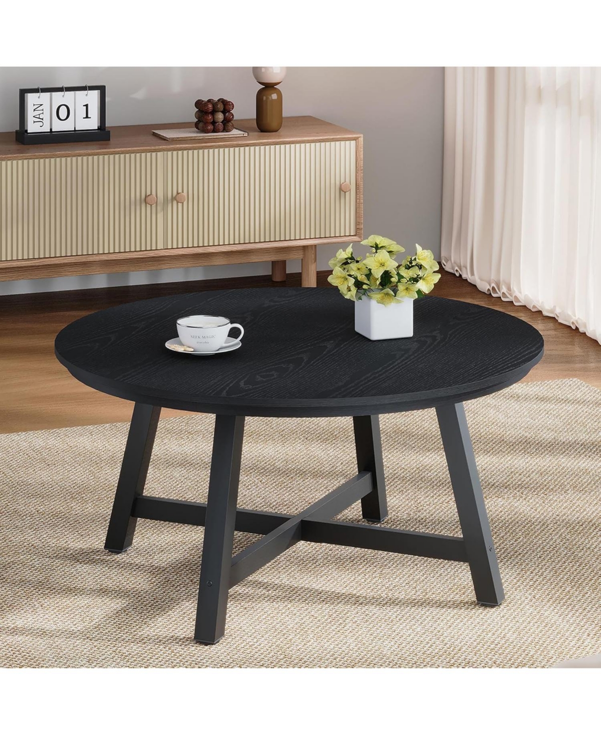 Click here for gaomon Round Coffee Table 36 Center Table Large Co... prices