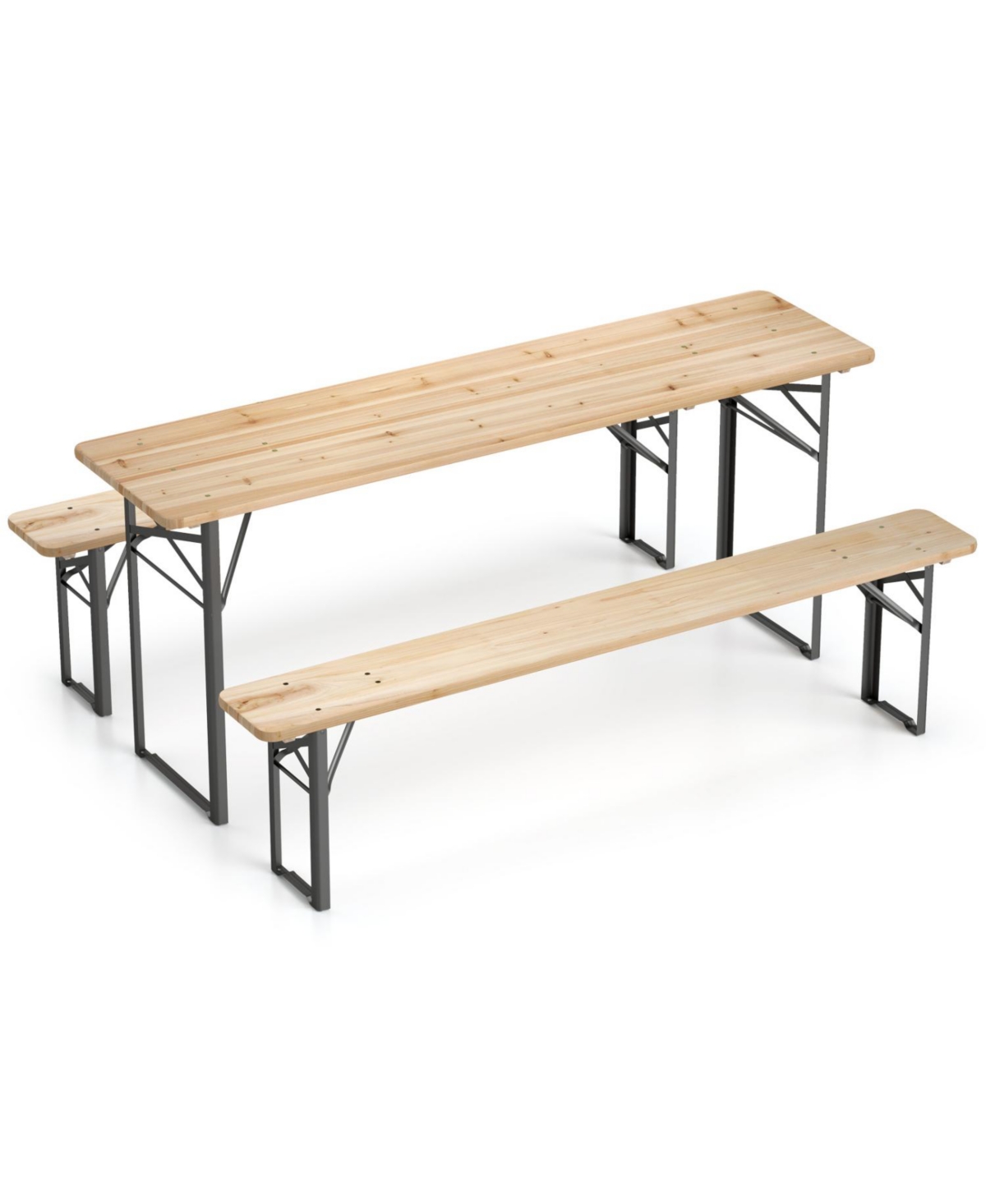 Click here for Slickblue Folding Picnic Table with Benches for 6... prices