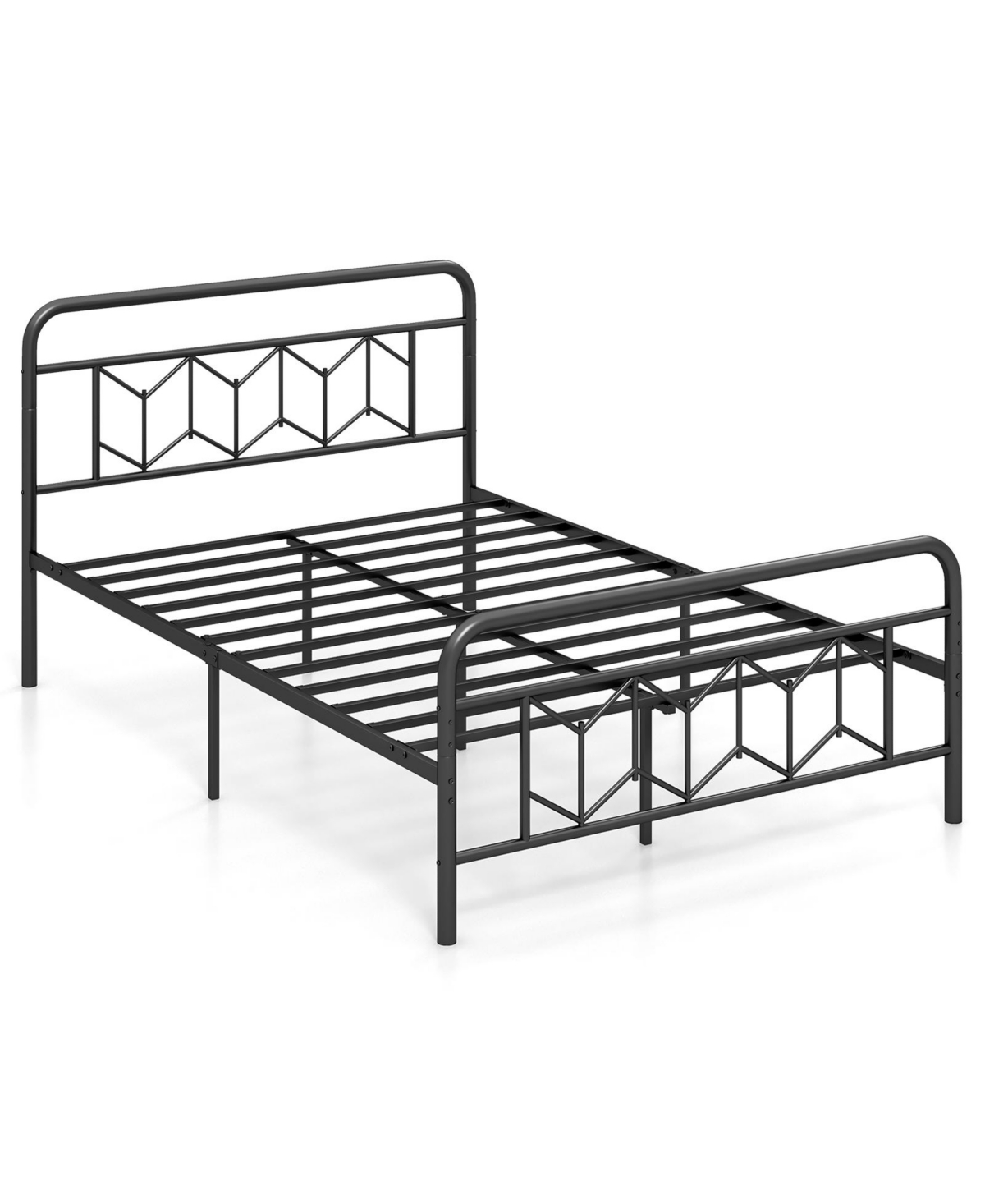 Click here for Sugift Full Size Platform Bed with High Headboard... prices