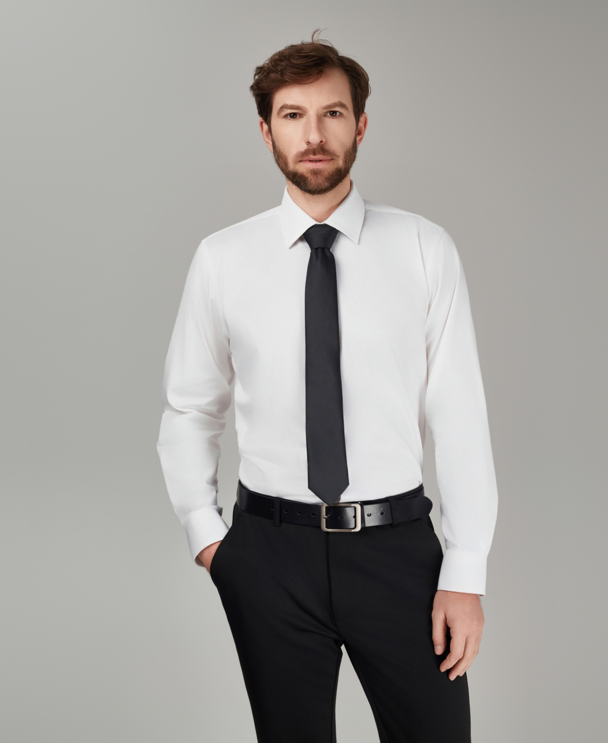 Click here for Alfani Mens Regular Fit Solid Dress Shirt  Macys E... prices