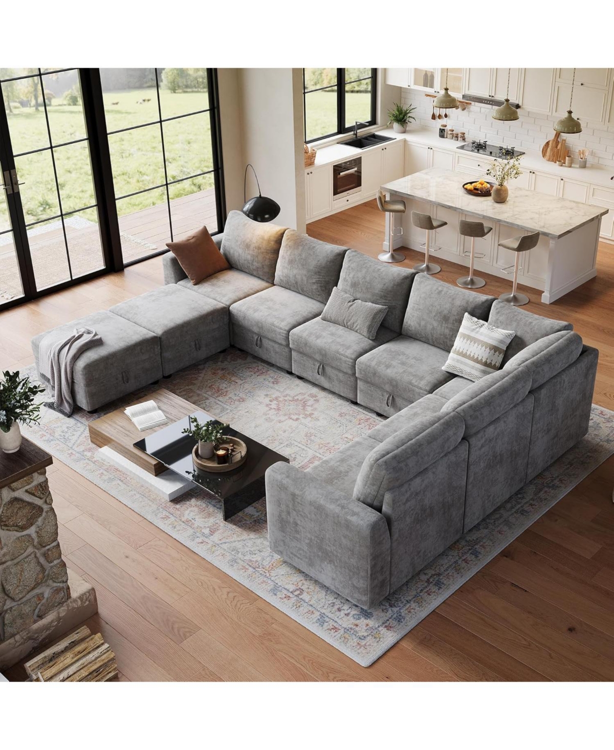 Click here for gaomon Sectional Couches for Living Room  Cloud Co... prices