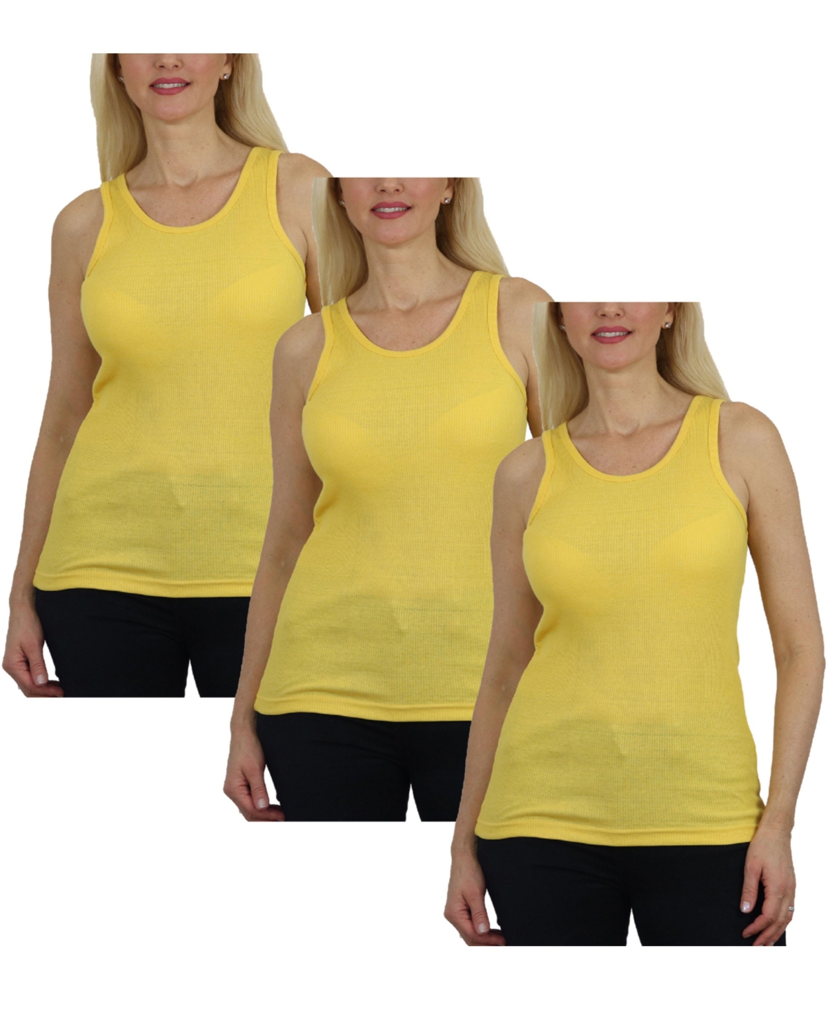 Click here for Galaxy By Harvic Womens Loose Fit Ribbed Tank Top-... prices