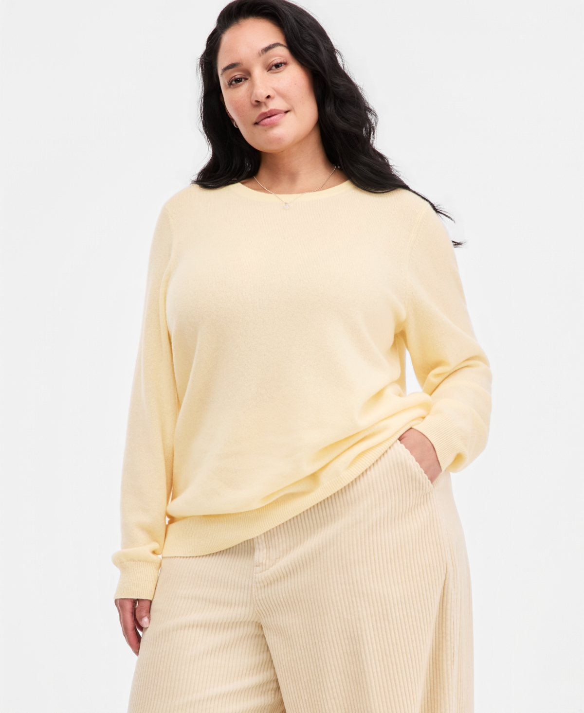 Click here for Charter Club Plus Size 100 Cashmere Crewneck Sweat... prices