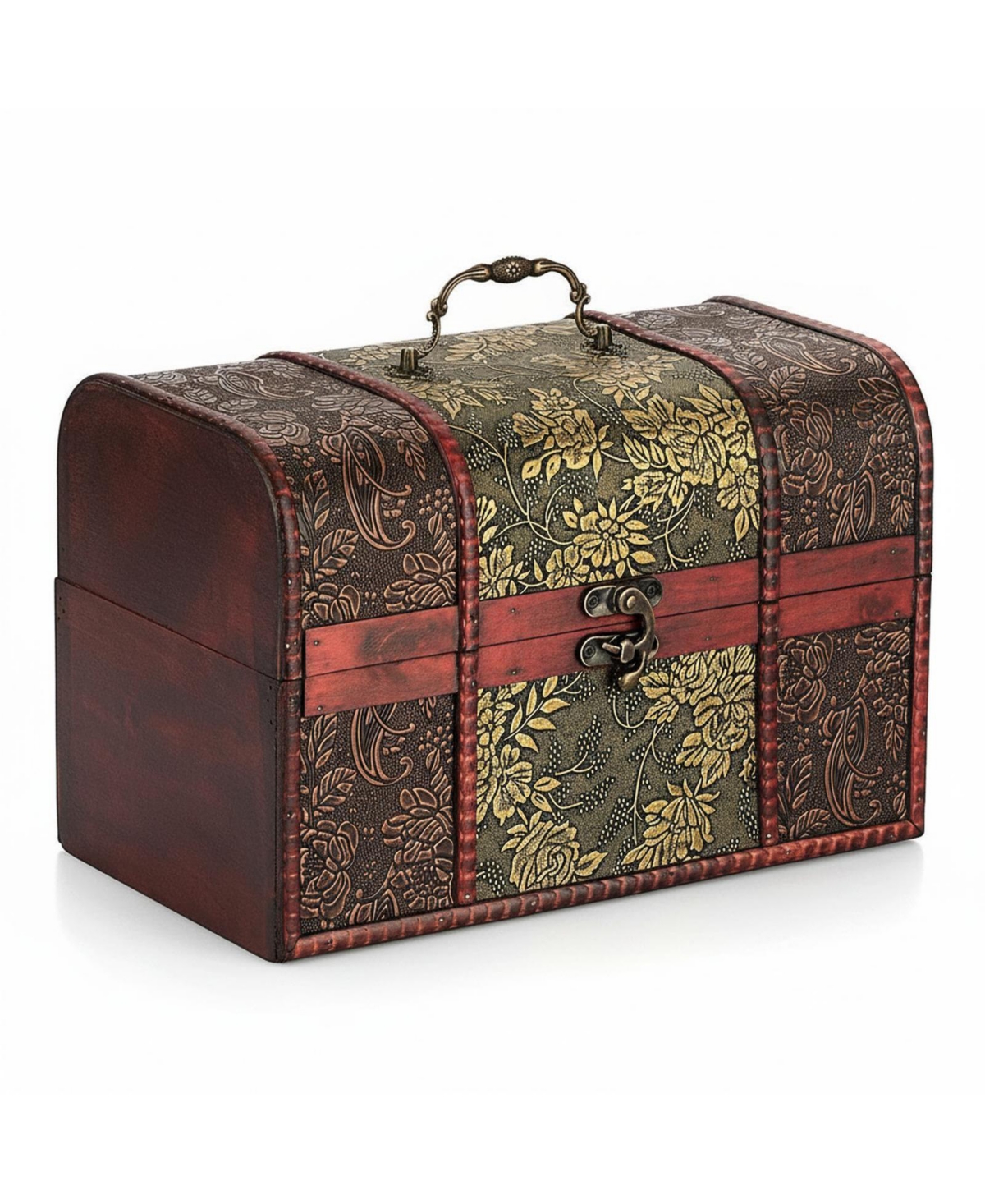 Click here for Yigii Vintage Wooden Treasure Chest Storage Decora... prices