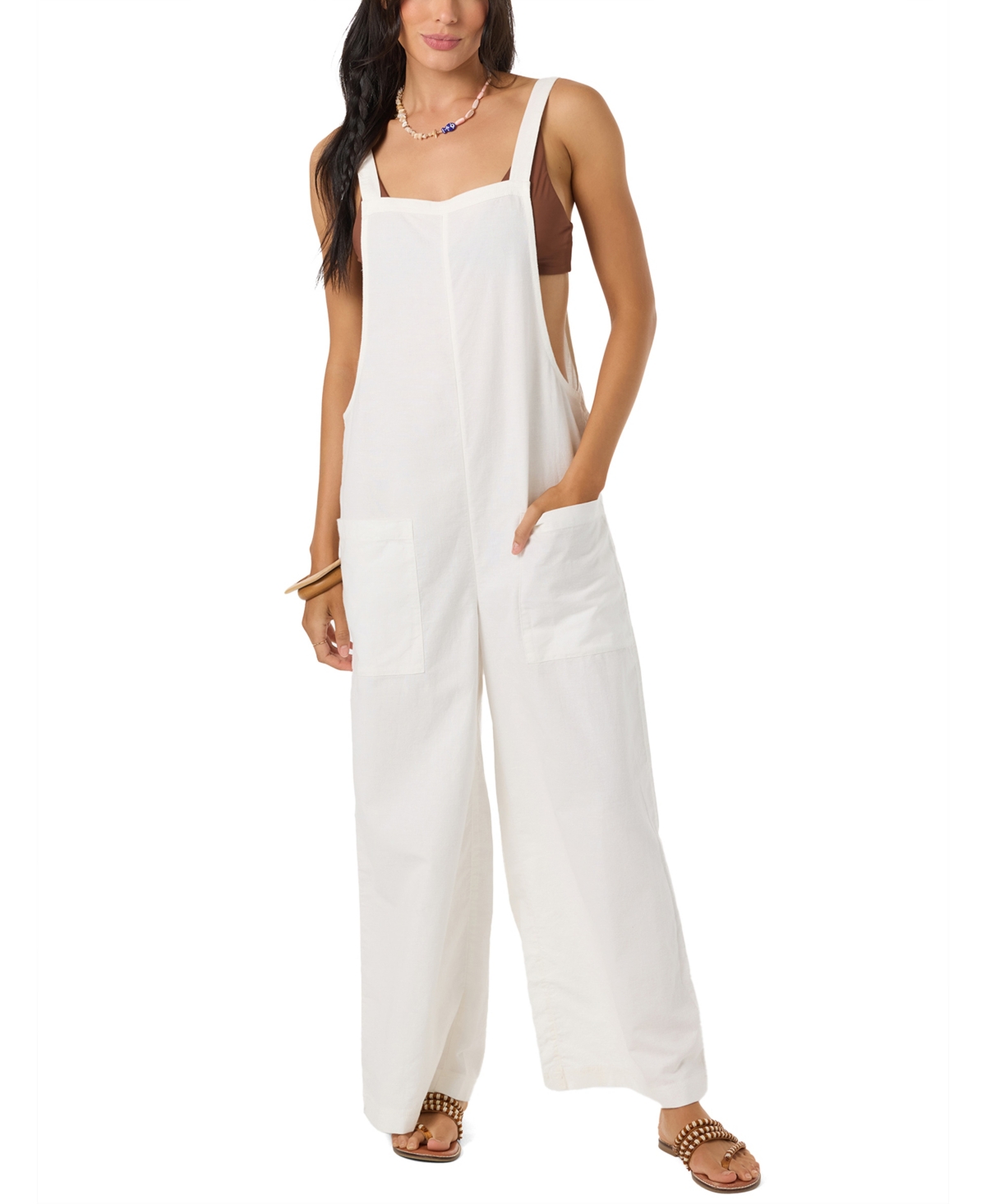Click here for ONeill Womens Summerlin Pocket Detail Jumper - Whi... prices