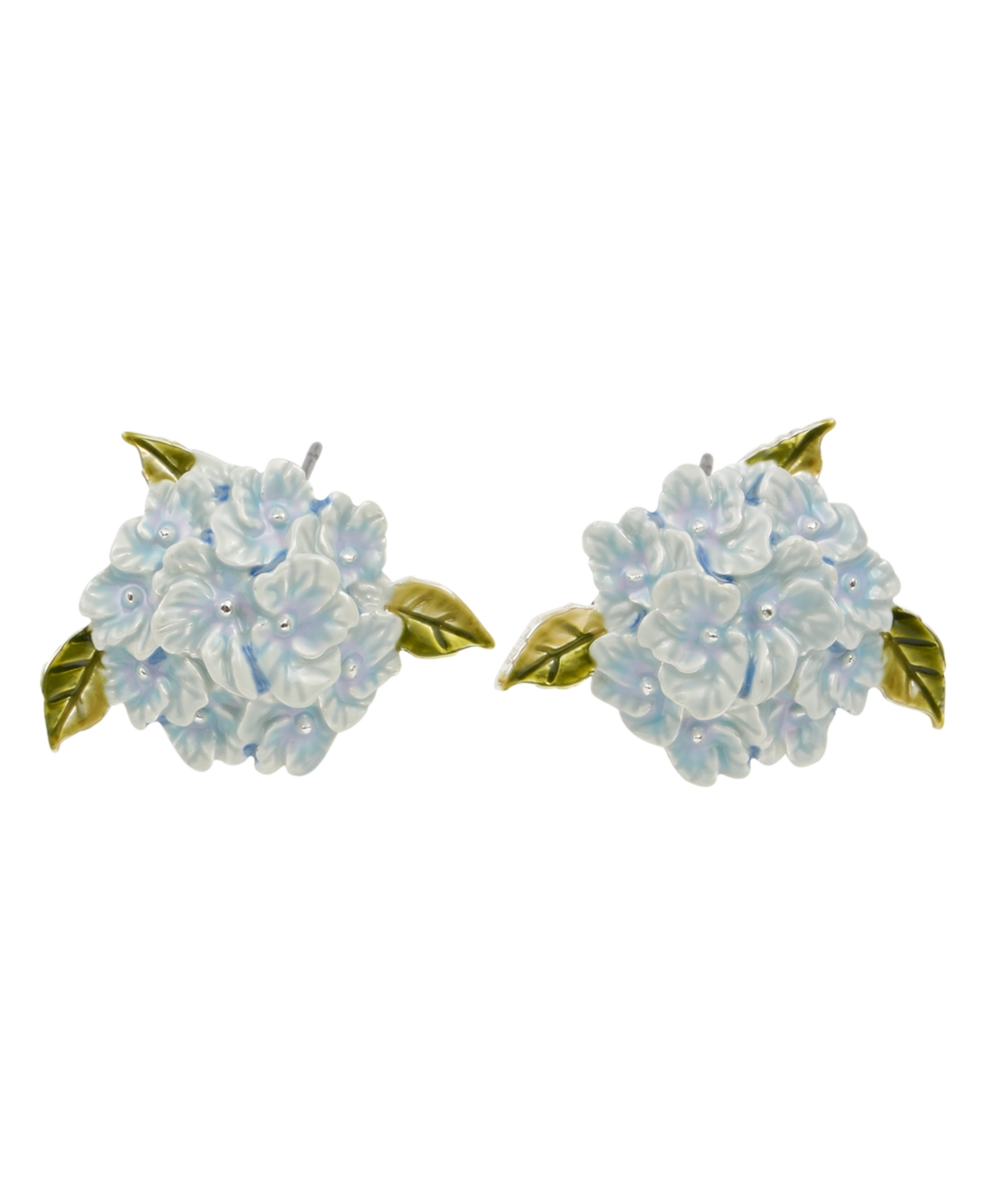 Click here for Fable England Hydrangea Earrings Silver - Blue  si... prices