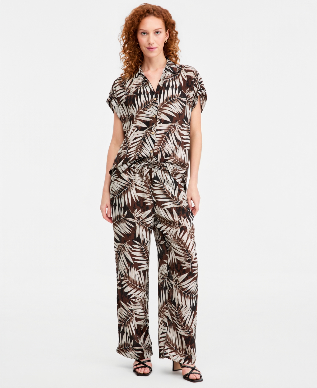 Click here for Jones New York Womens Mid Rise Wide Leg Pants - Fu... prices