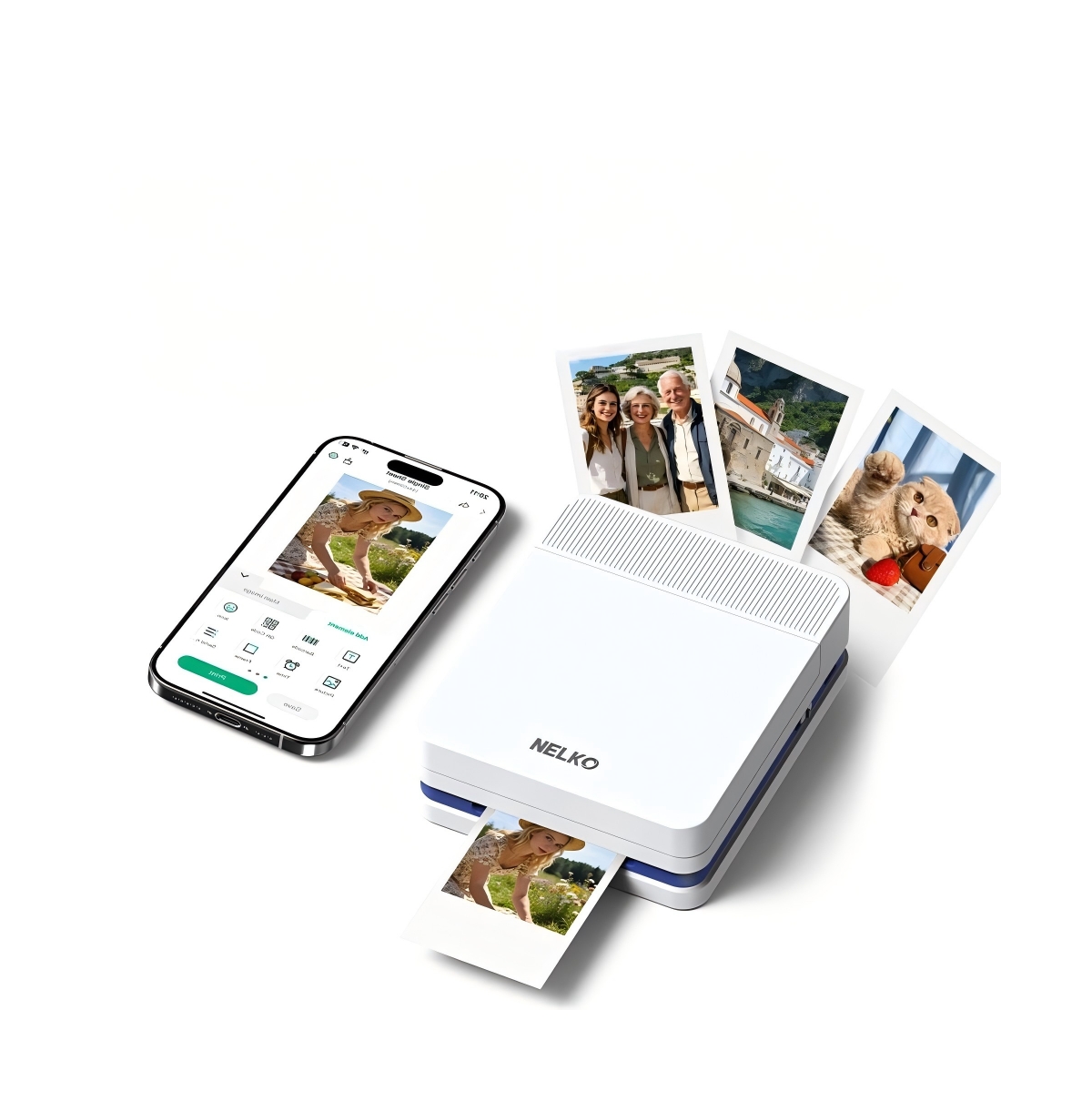 Click here for Nelko PP03 Portable Color Photo Printer - Wireless... prices