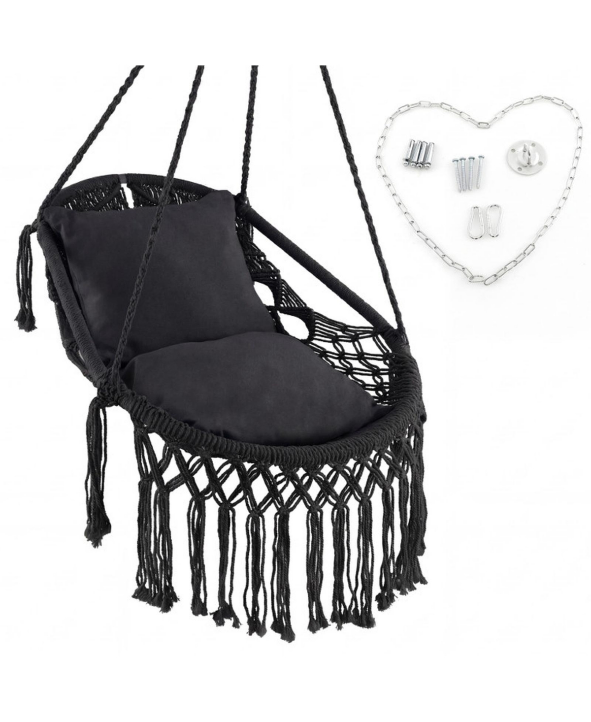 Click here for Sugift Hanging Hammock Chair with Soft Seat Cushio... prices