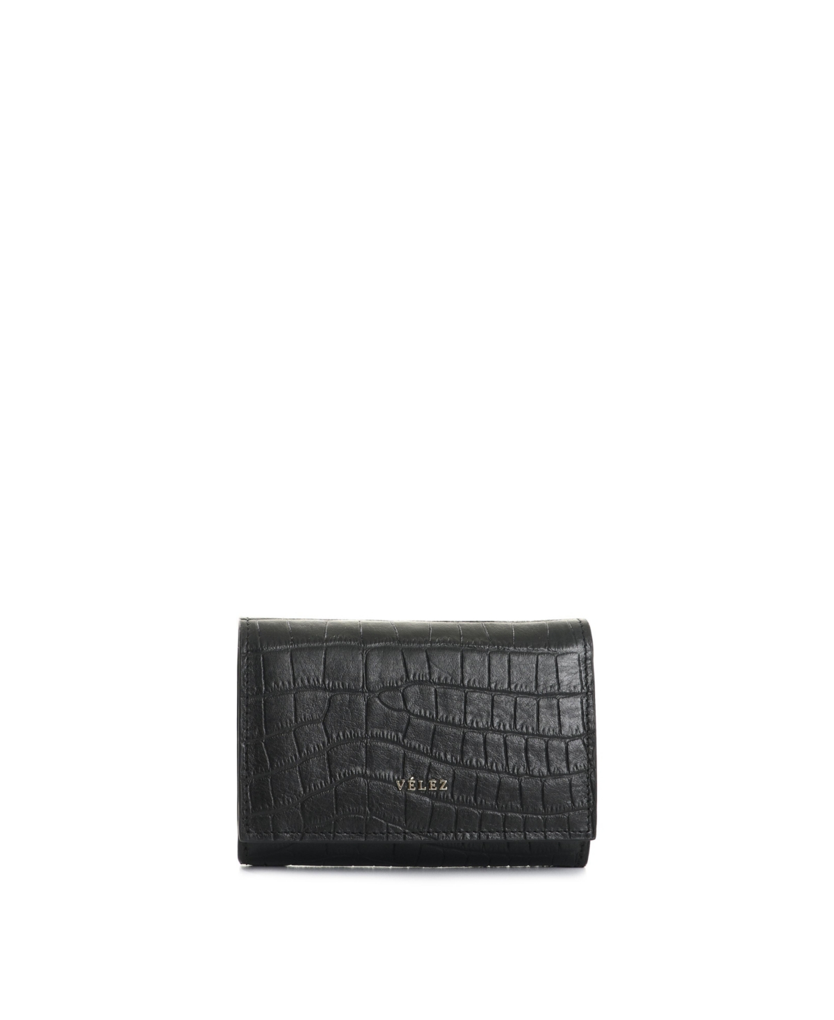 Click here for Velez Embossed Leather Wallet - Black prices
