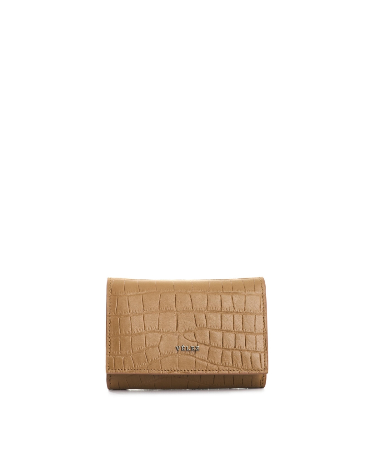 Click here for Velez Embossed Leather Wallet - Brown prices