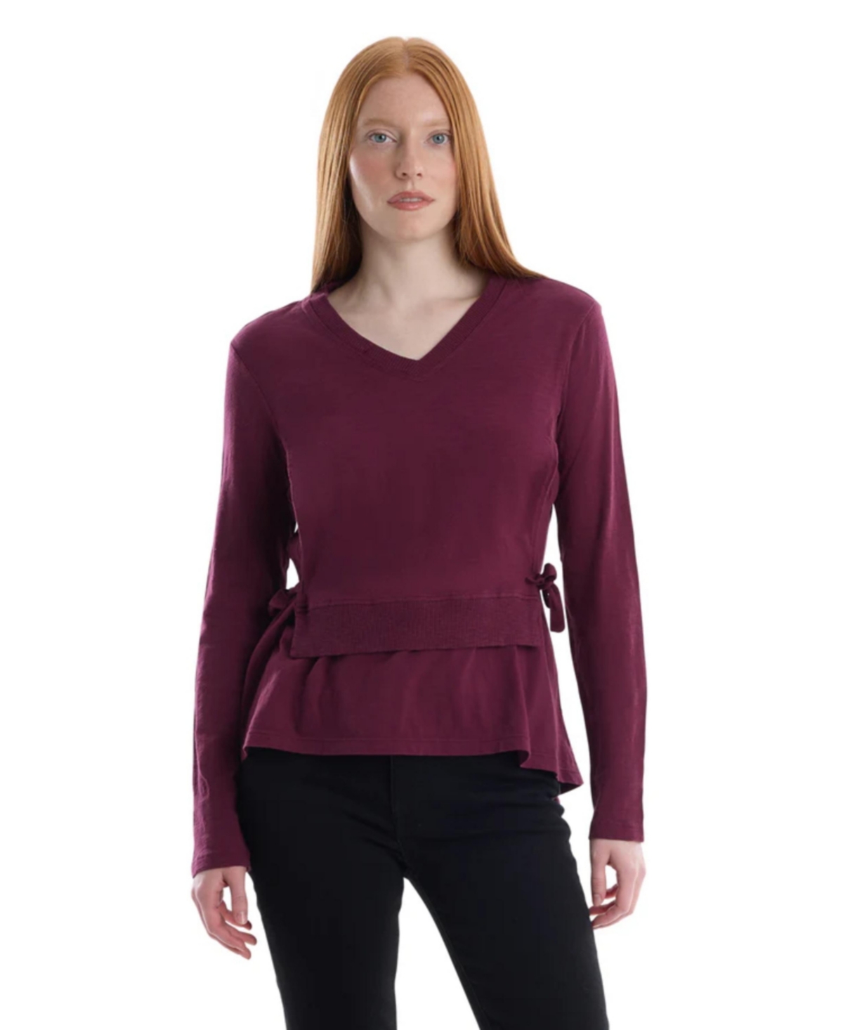 Click here for Wilt Clothing Womens Mixed Media Double Layer Long... prices