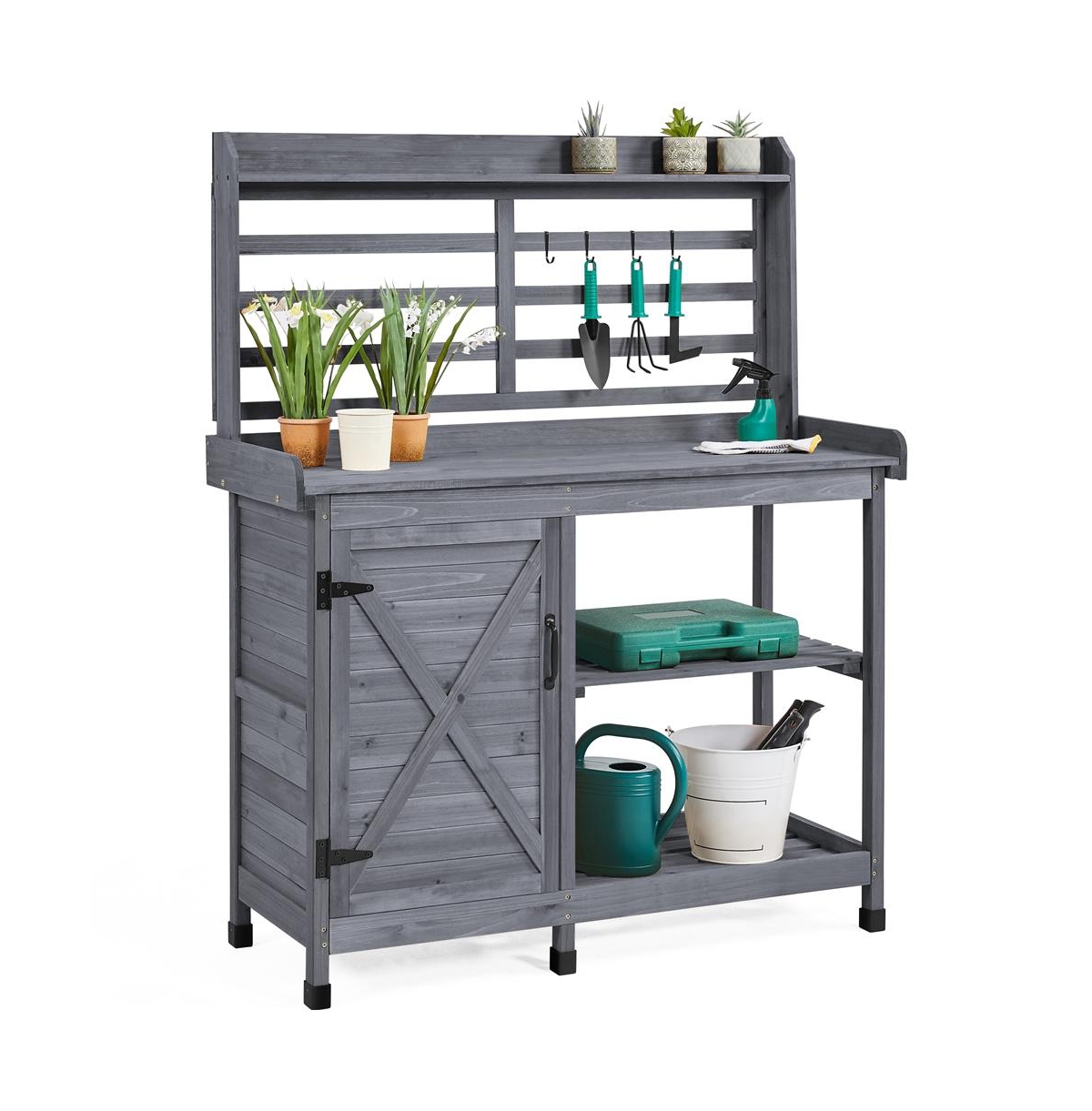 Click here for Yaheetech 4-layer Outdoor Garden Potting Bench wit... prices