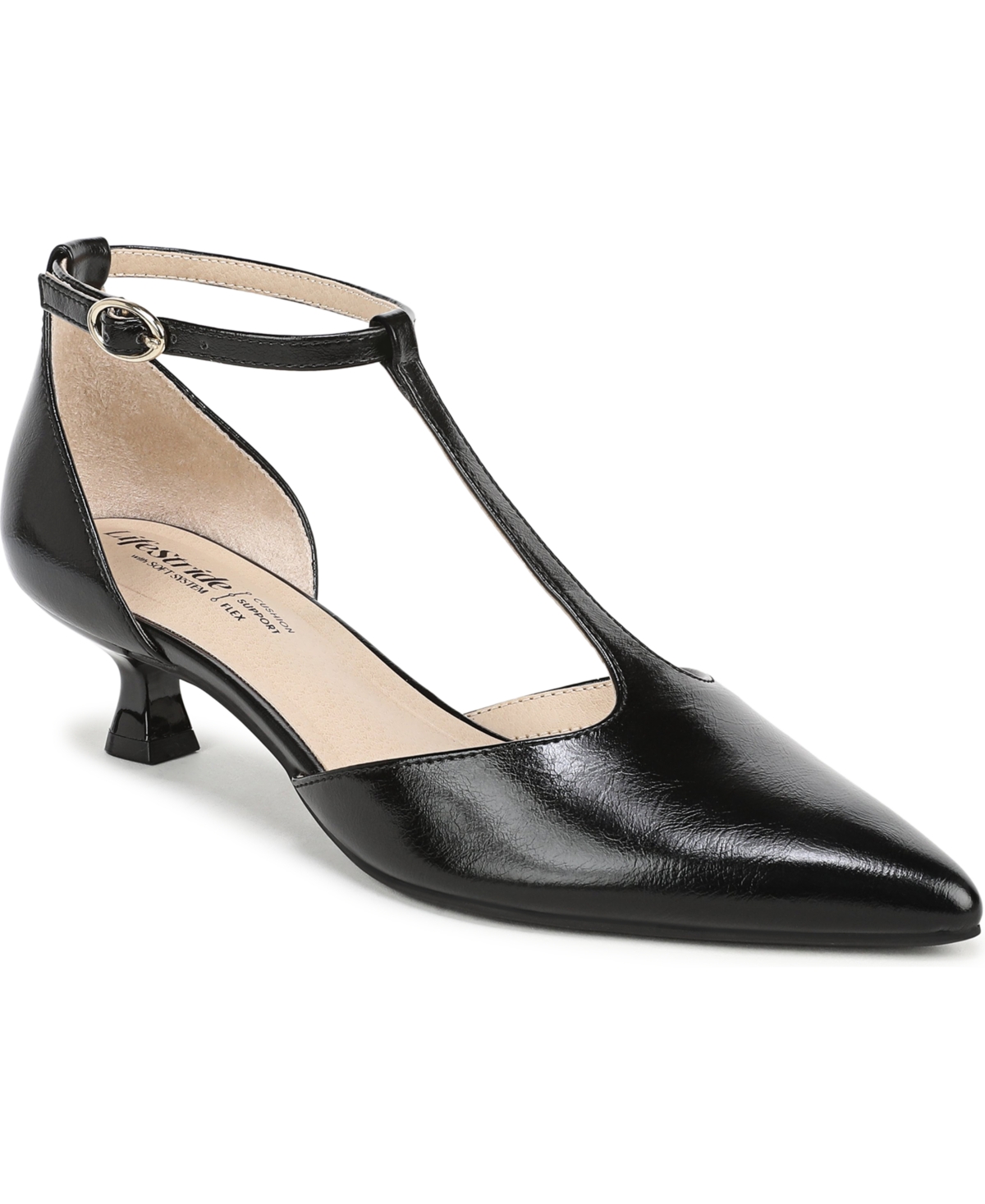 Click here for LifeStride Womens Marion Pointed Toe Pumps - Black... prices