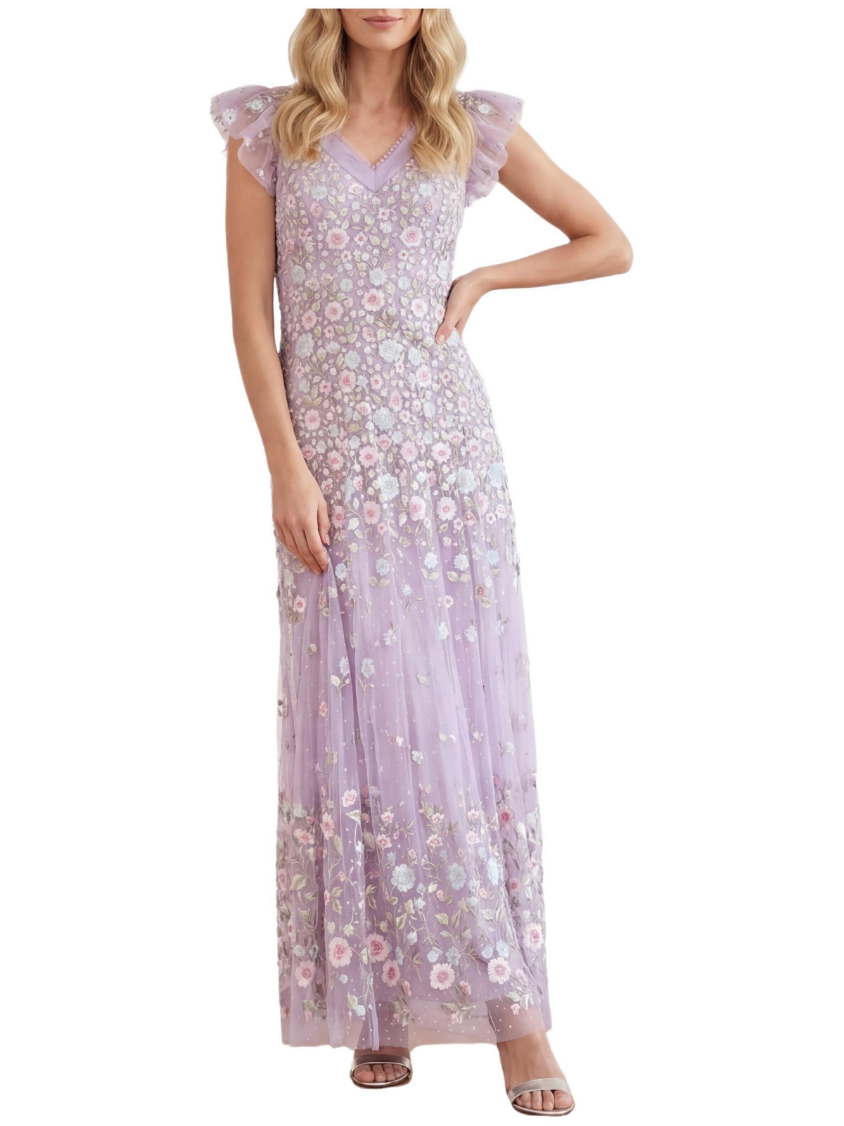 Click here for Needle & Thread Womens Ethereal Blooms Short Sleev... prices