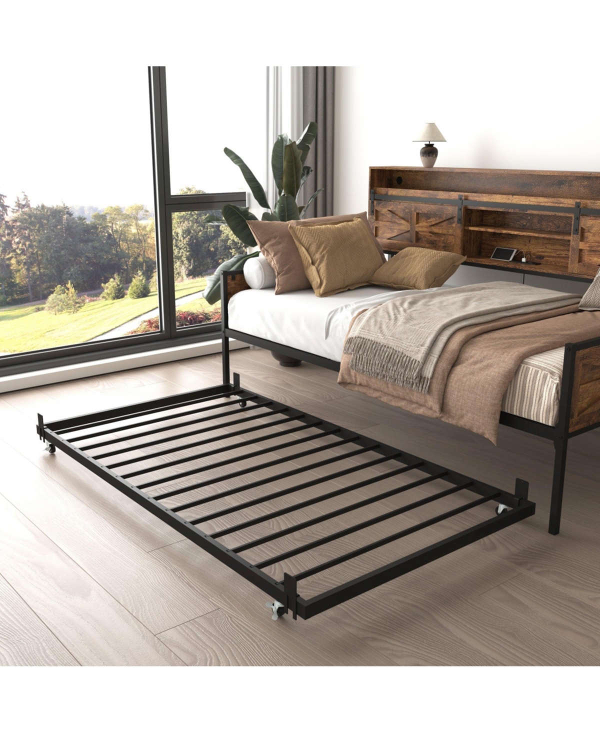 Click here for Lucky One Twin Daybed with Trundle - Black prices