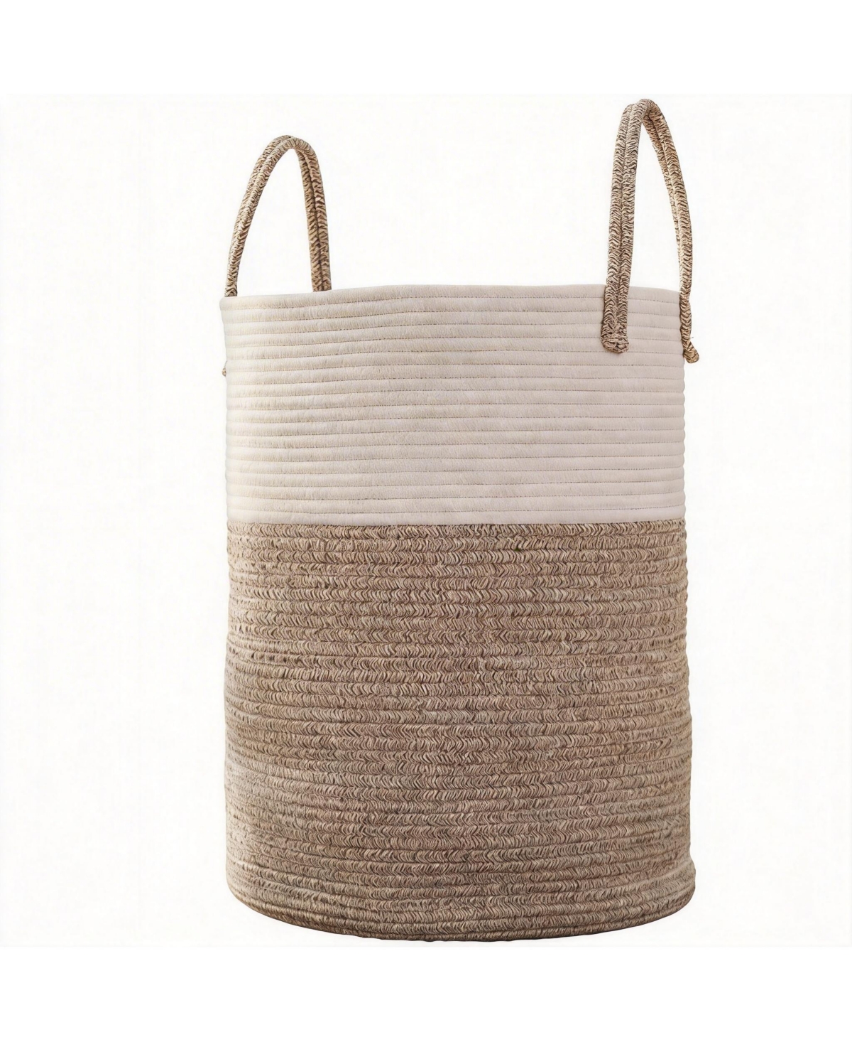 Click here for Gnuadz Woven Cotton Rope Laundry Hamper Storage Bi... prices