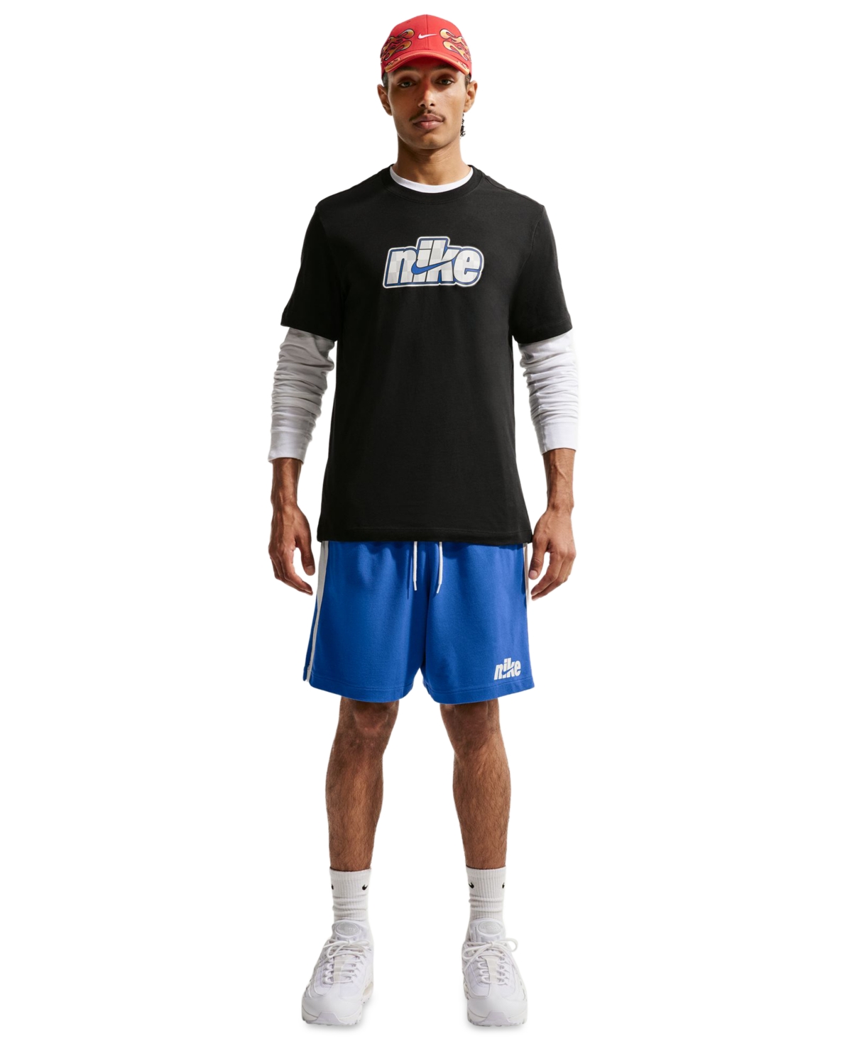 Click here for Nike Sportswear Mens Relaxed-Fit T-Shirt - Black prices