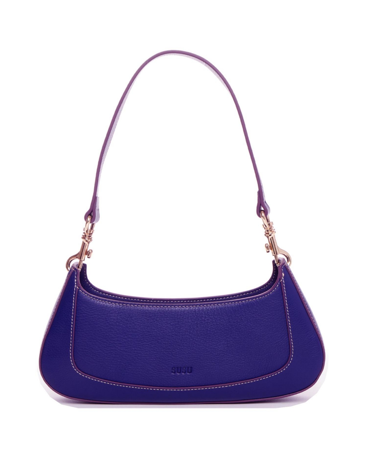 Click here for Susu Womens Pebbled Leather Baguette Shoulder Bag... prices