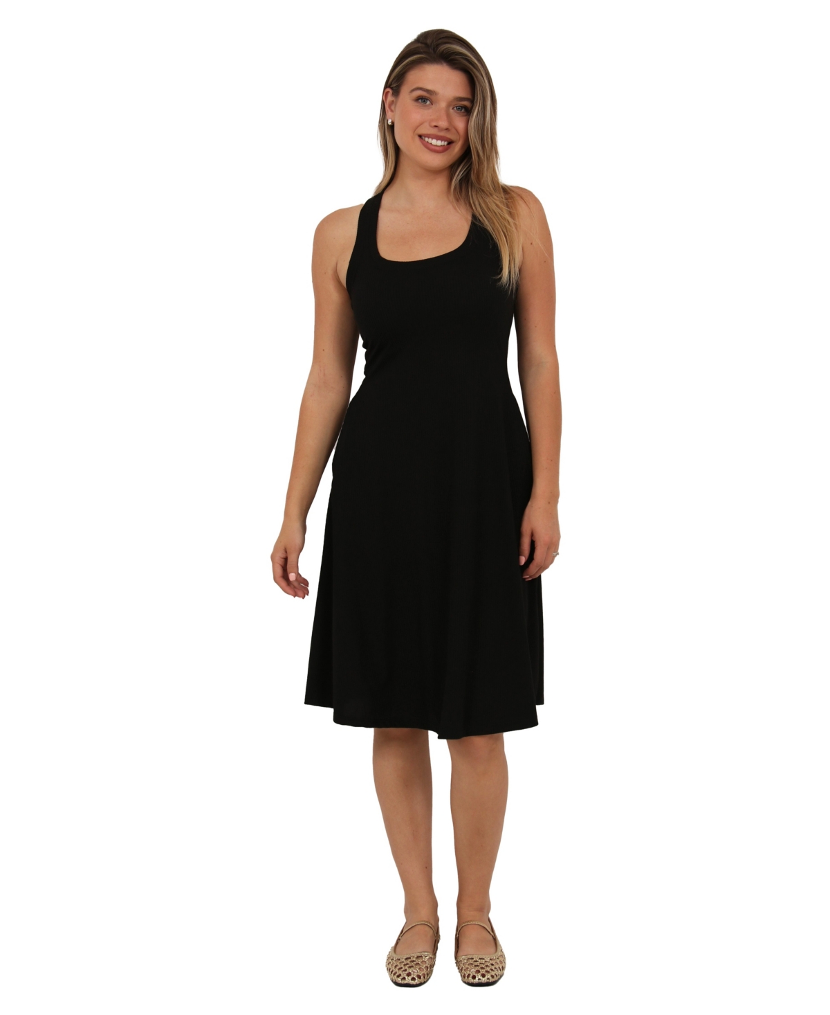 Click here for 24seven Comfort Apparel Womens Ribbed Knit Sleevel... prices