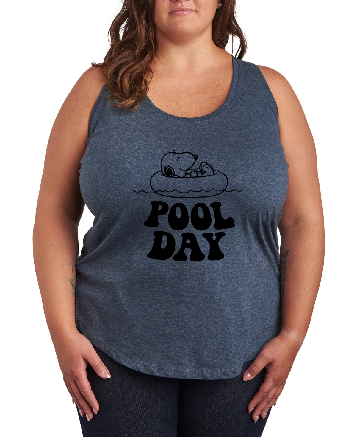 Click here for Hybrid Apparel Plus Size Peanuts Snoopy Pool Day R... prices