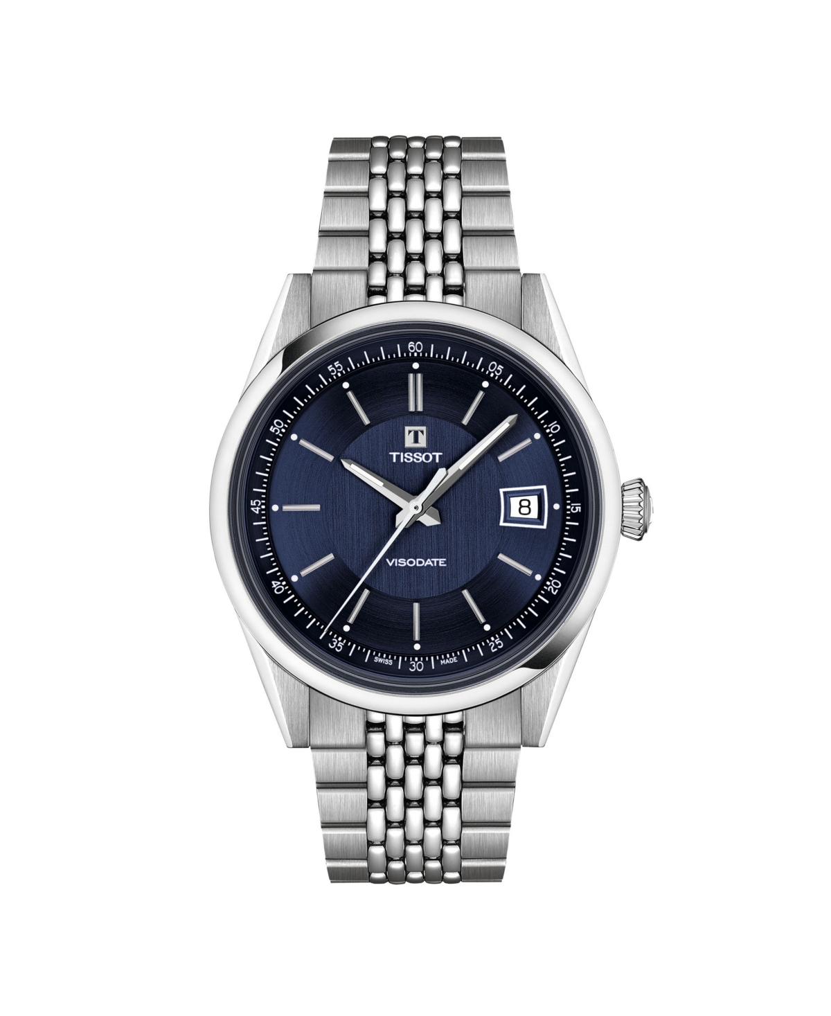 Click here for Tissot Unisex Round Silver Stainless Steel Watch 3... prices