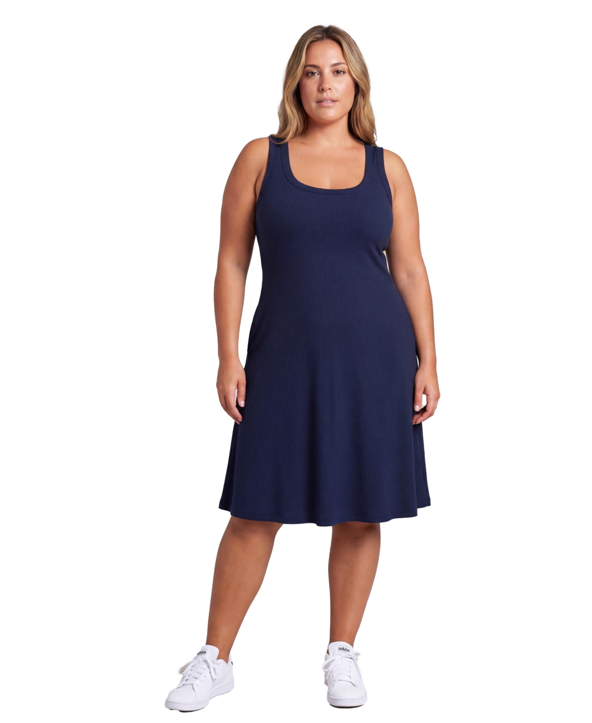 Click here for 24seven Comfort Apparel Plus Size Curvy Ribbed Kni... prices